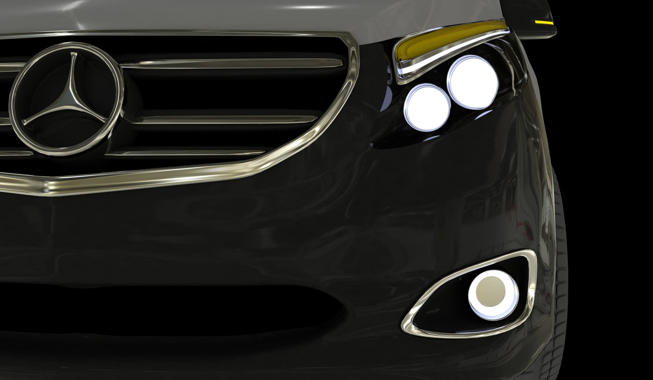 Mercedes-Benz Vito 3D Model by RoundSquare