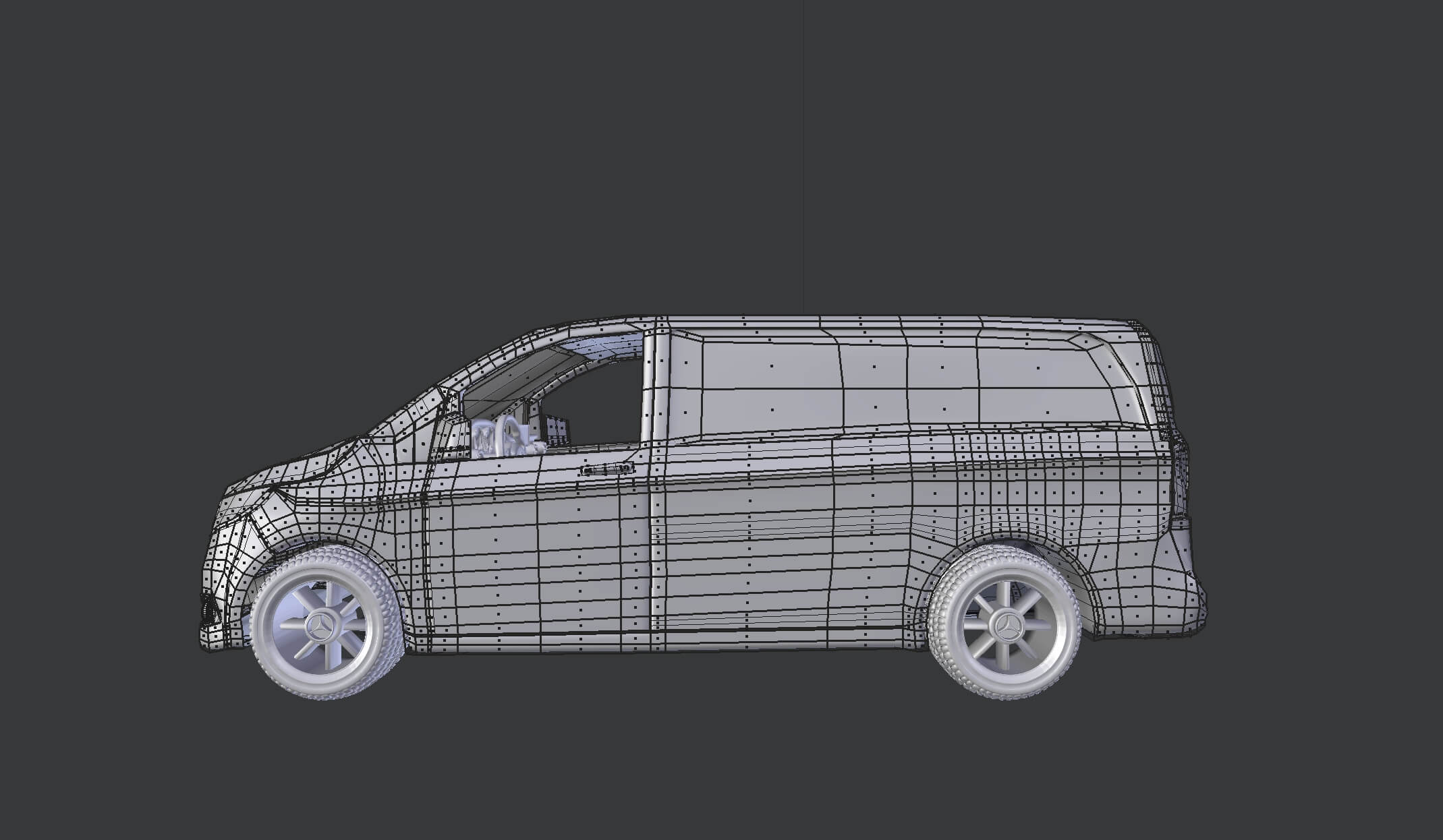 Mercedes-Benz Vito 3D Model by RoundSquare