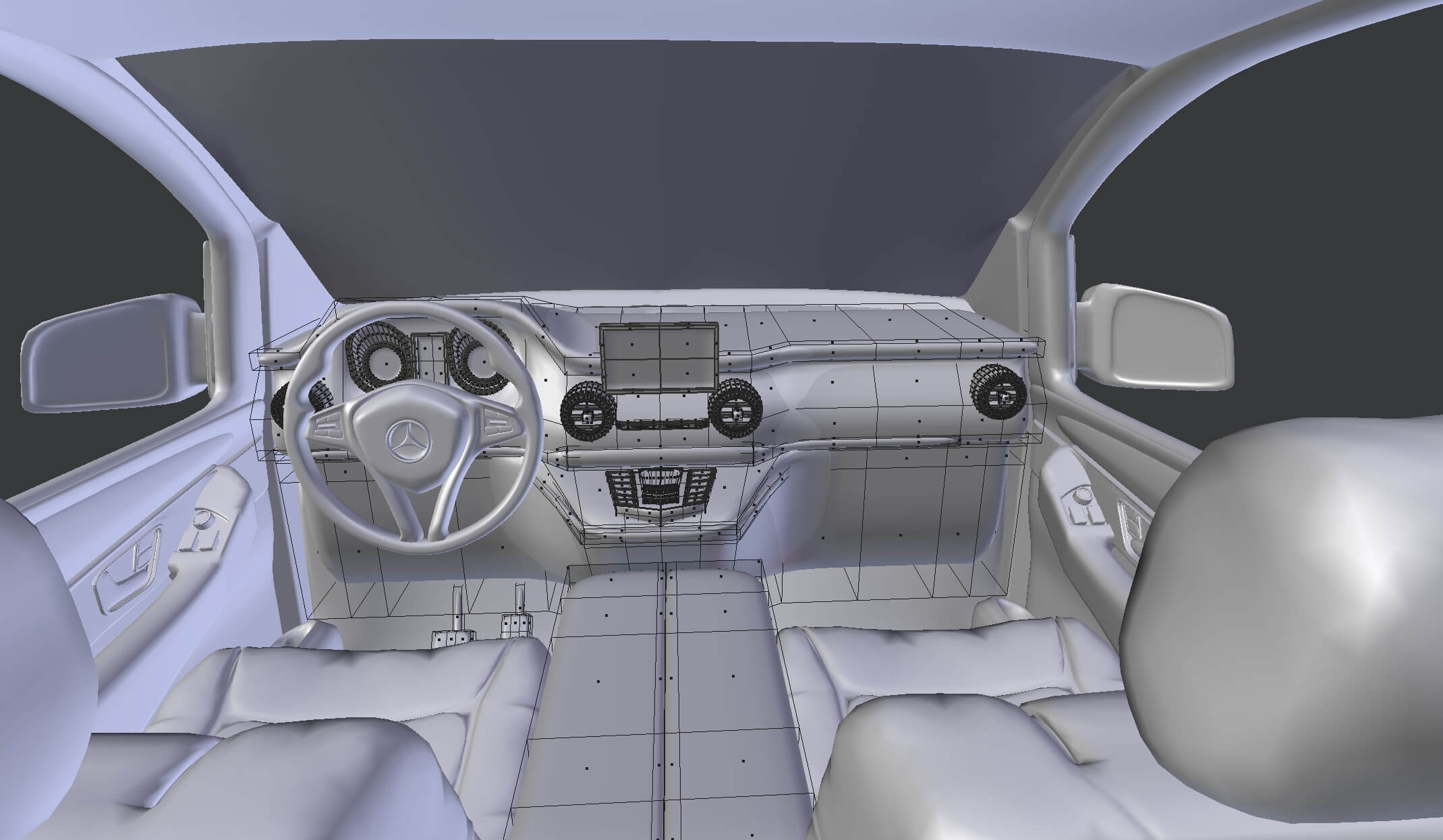 Mercedes-Benz Vito 3D Model by RoundSquare