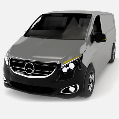Mercedes-Benz Vito 3D Model by RoundSquare