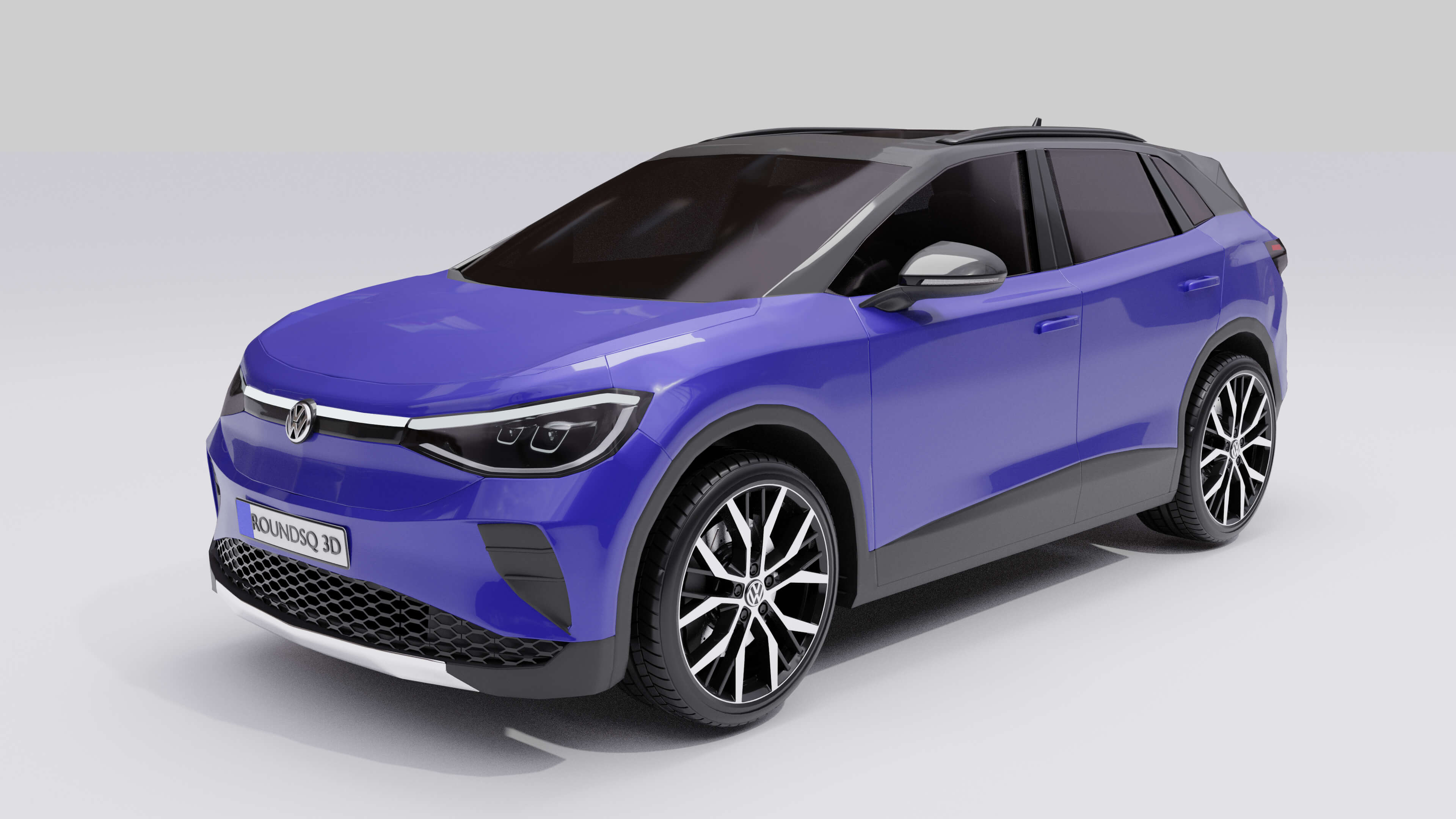 Volkswagen ID4 2022 - 3D Model by RoundSquare