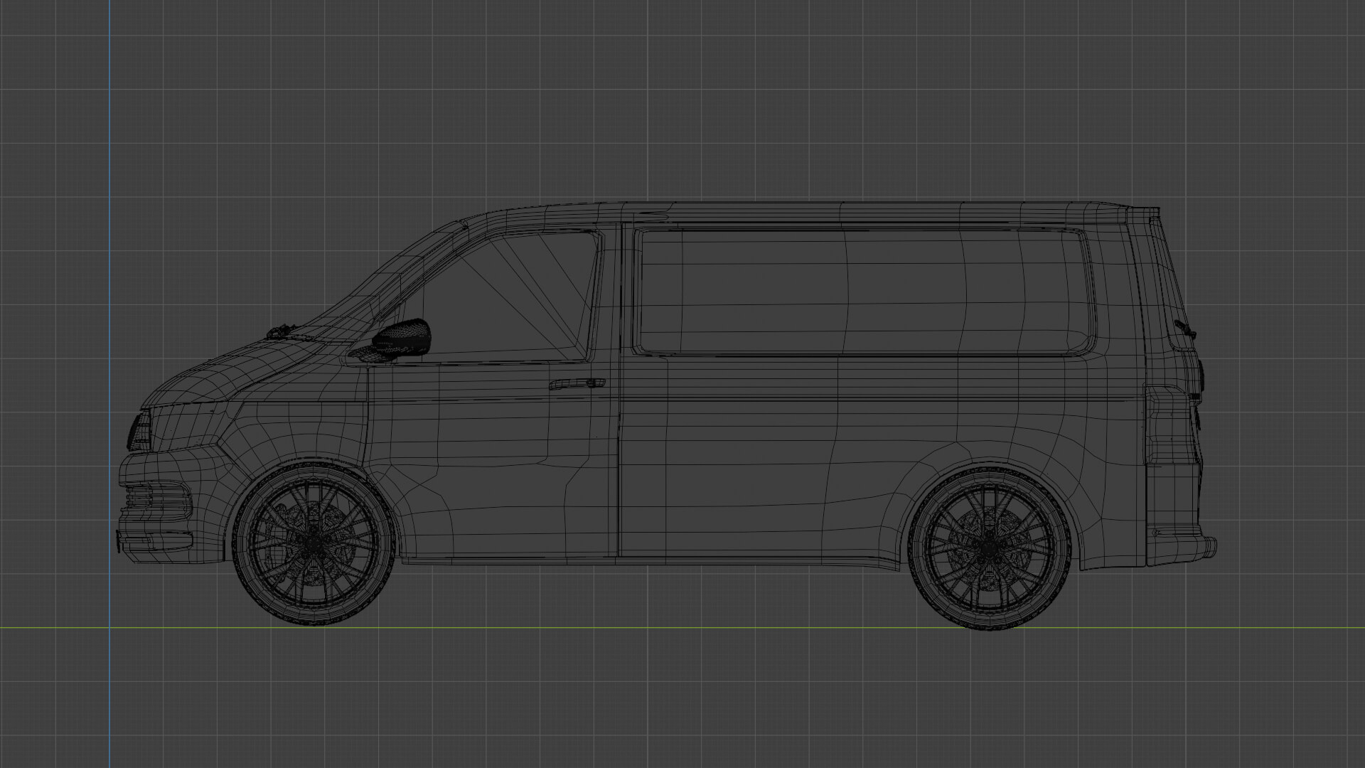 Volkswagen Transporter T6 - 3D Model by RoundSquare
