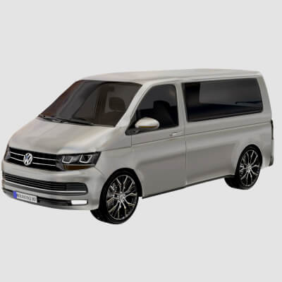 Volkswagen Transporter T6 - 3D Model by RoundSquare