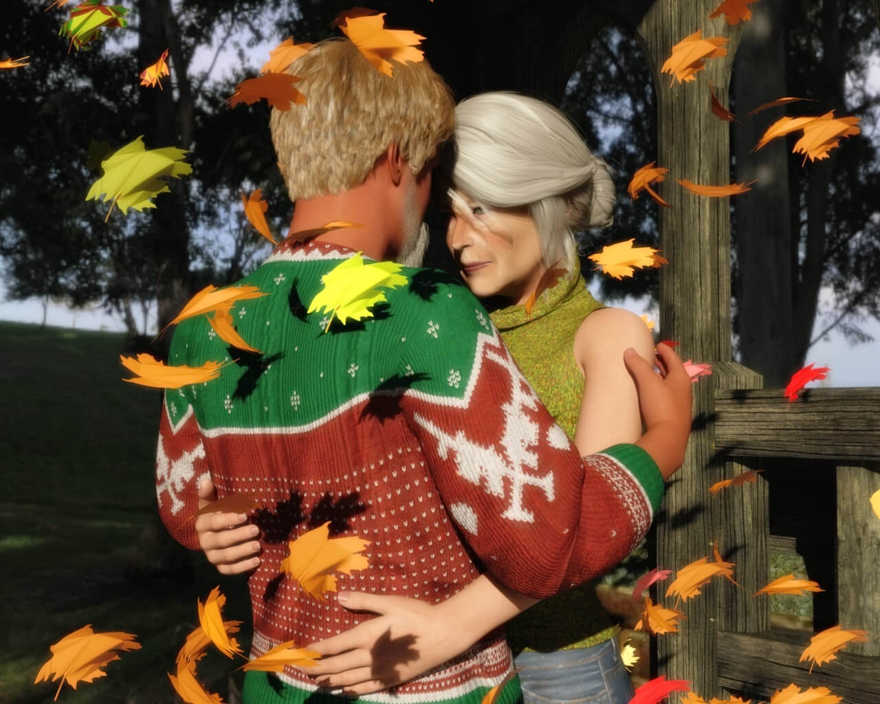 Autumn magic...2 3D Render, Digital Art by Rozsakert67