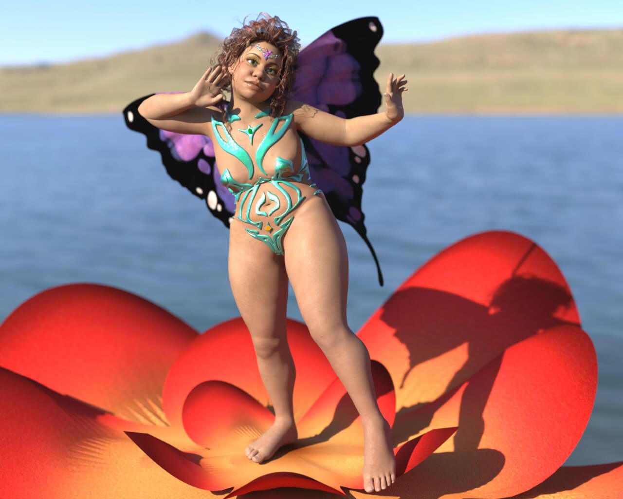 Bakshee woke up 3D Render, Digital Art by Rozsakert67