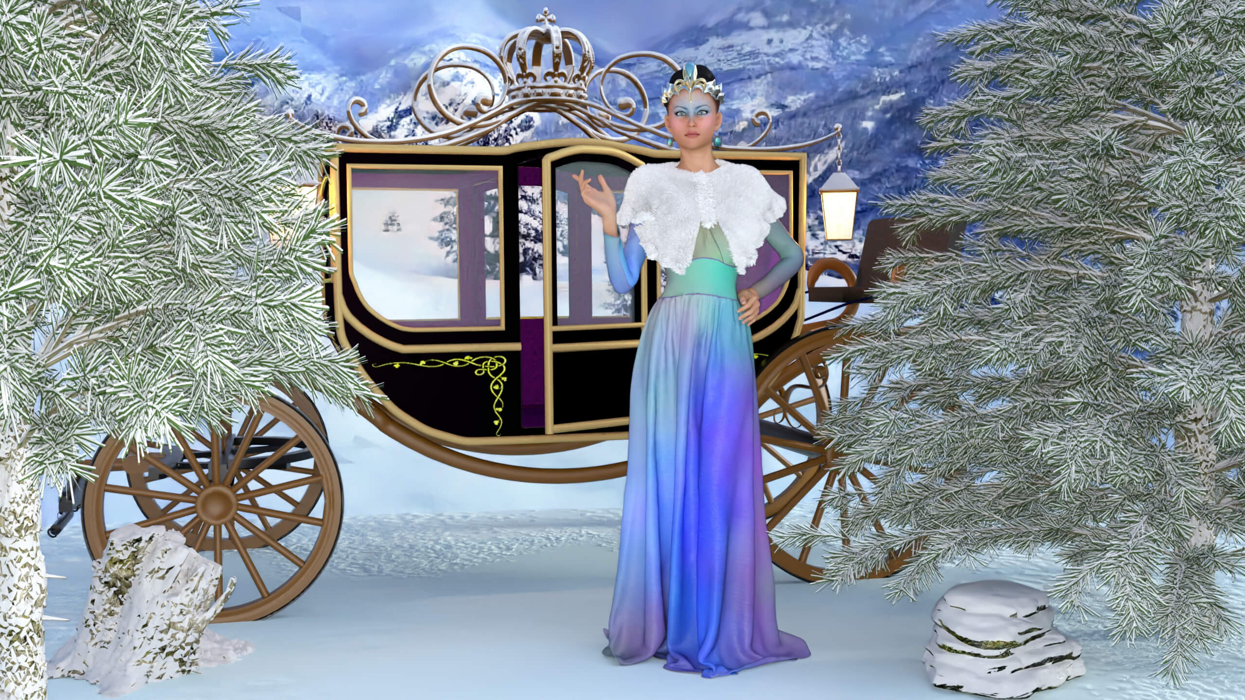 Come with me 3D Render, Digital Art by Rozsakert67