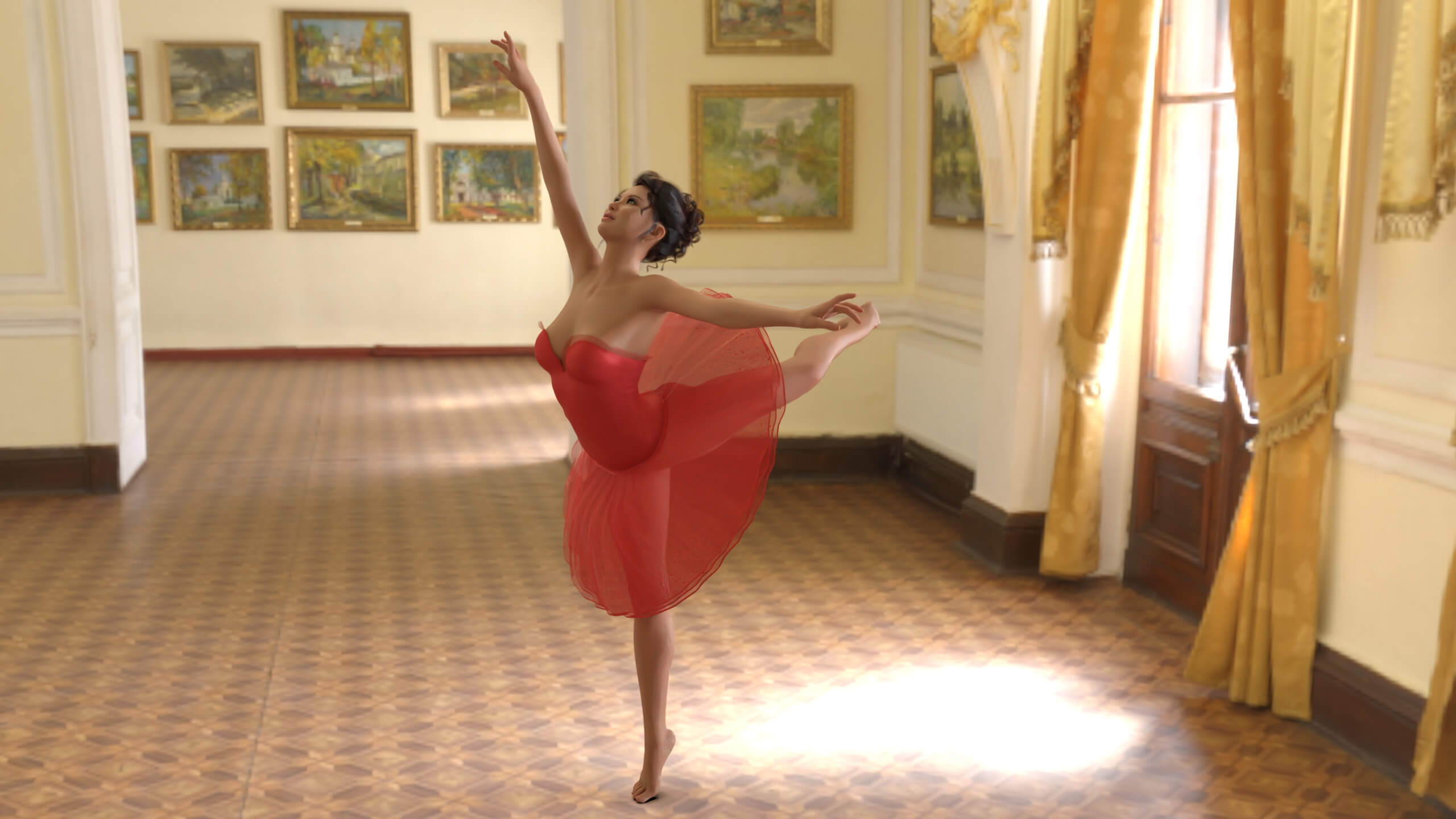 Dance of joy 3D Render, Digital Art by Rozsakert67