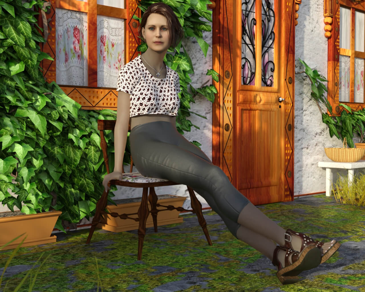 Ellen 3D Render, Digital Art by Rozsakert67