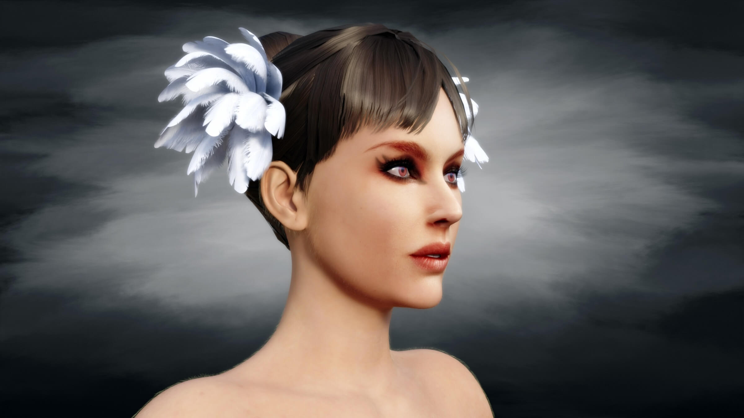 Portrait 3D Render, Digital Art by Rozsakert67