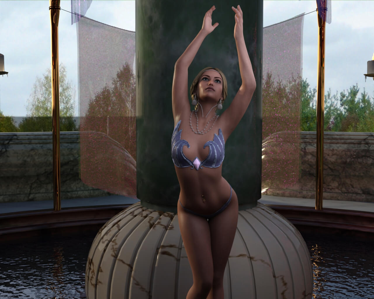 Seduction 3D Render, Digital Art by Rozsakert67