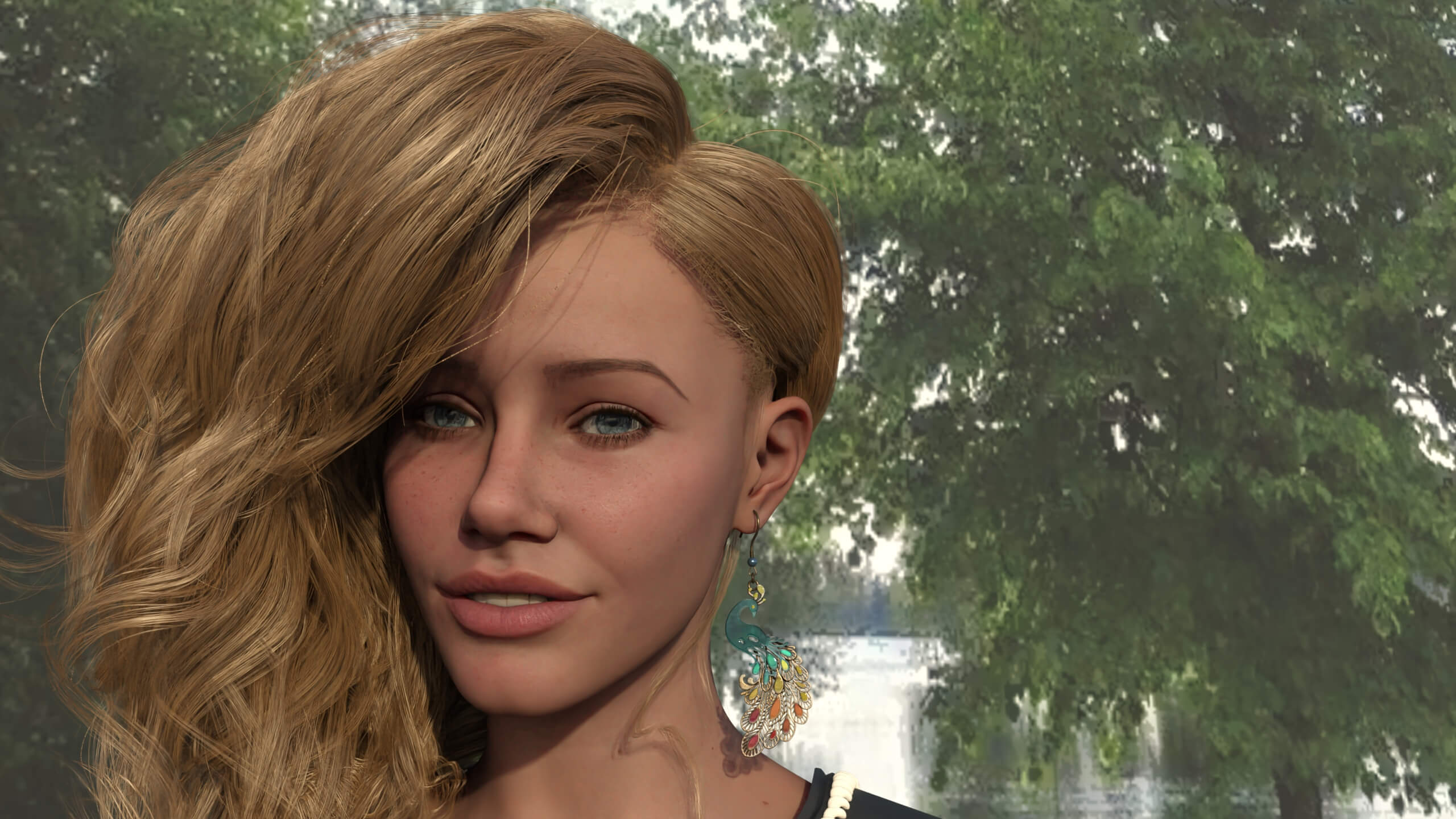 Spring joy 3D Render, Digital Art by Rozsakert67