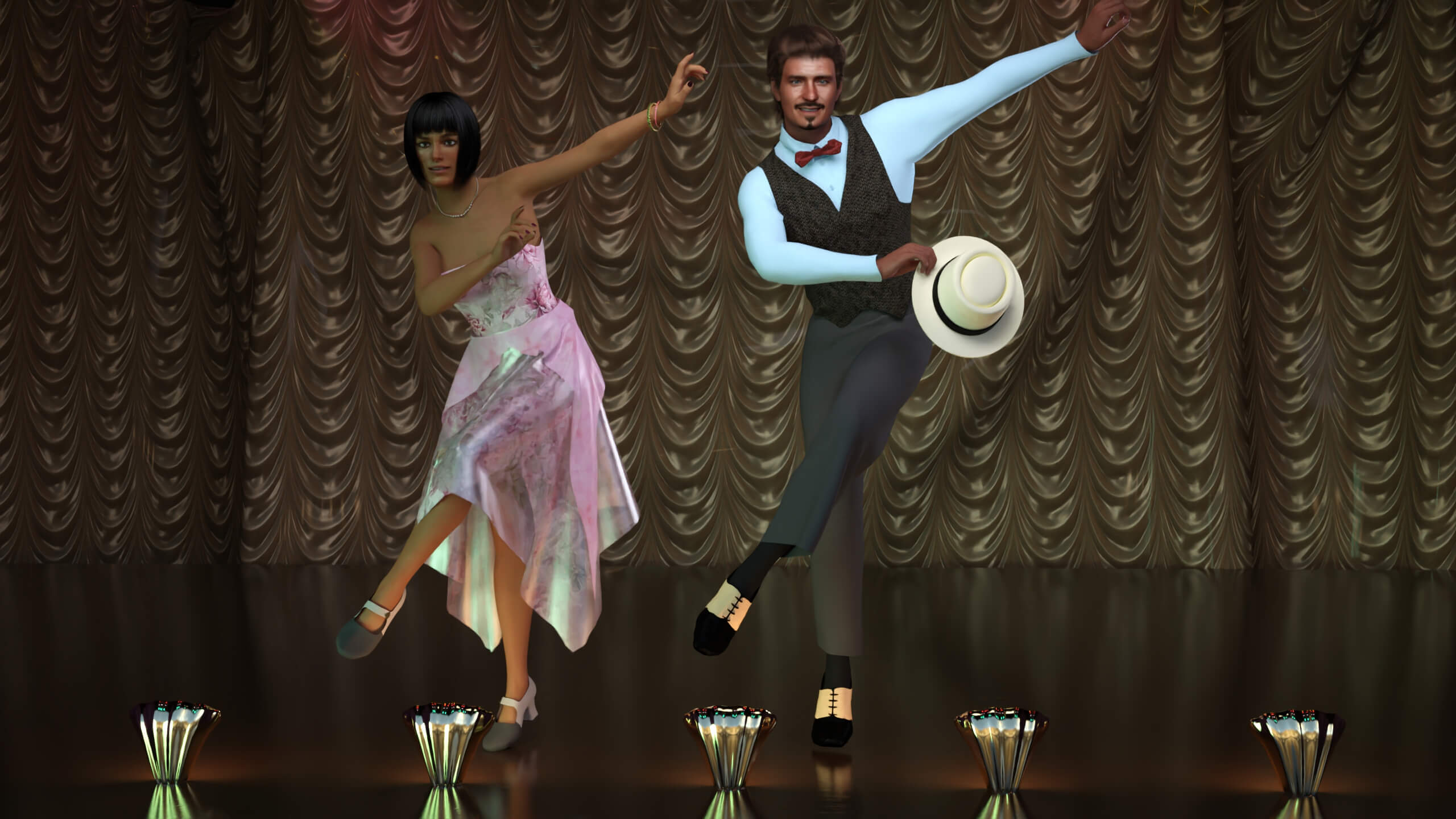 Variety show 2 3D Render, Digital Art by Rozsakert67