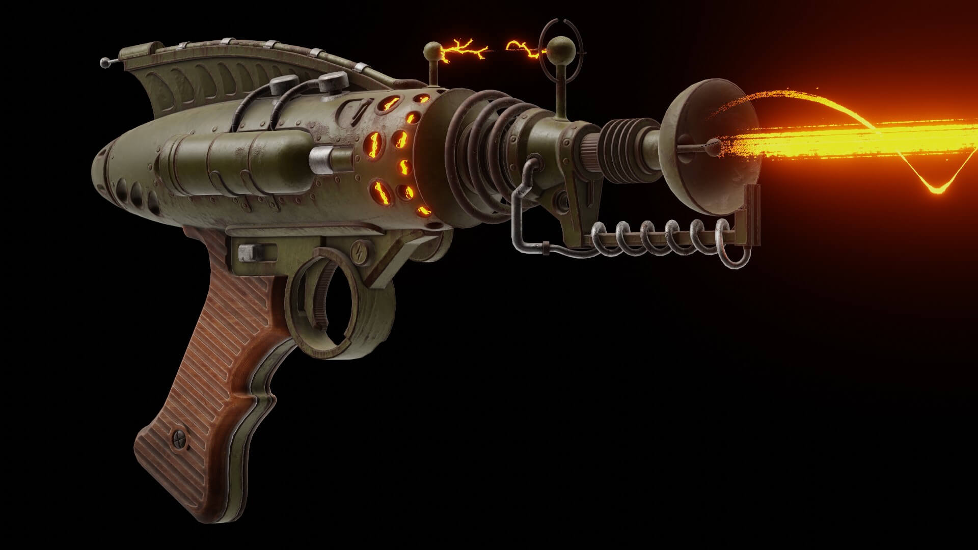 Raygun - Atomic 3D Model by RRFREELANCE