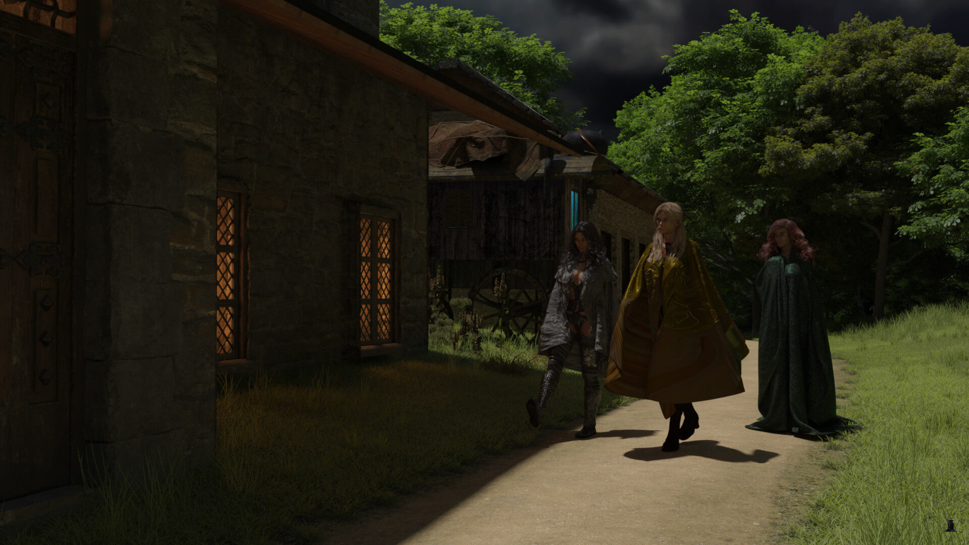 Nice Cloaks! 3D Render, Digital Art by rrkknight3