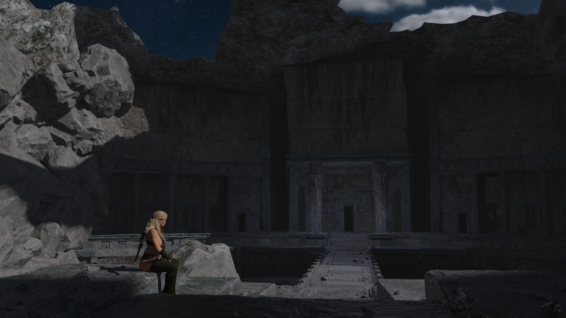 Scouting the Descent 3D Render, Digital Art by rrkknight3