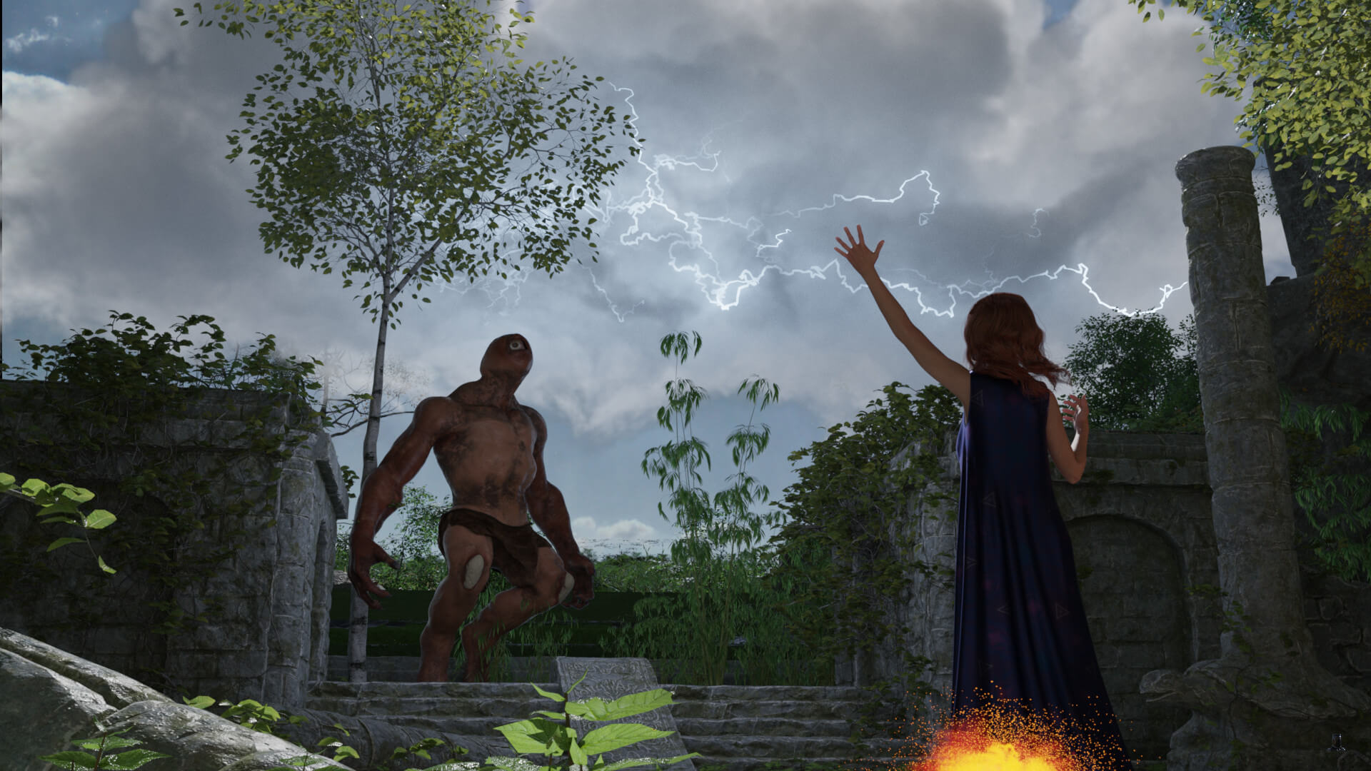 Storm 3D Render, Digital Art by rrkknight3