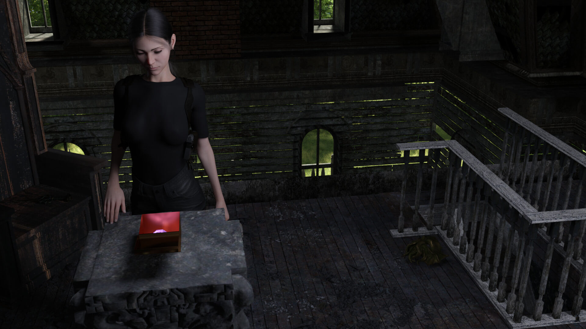 The Attic-More 3D Render, Digital Art by rrkknight3