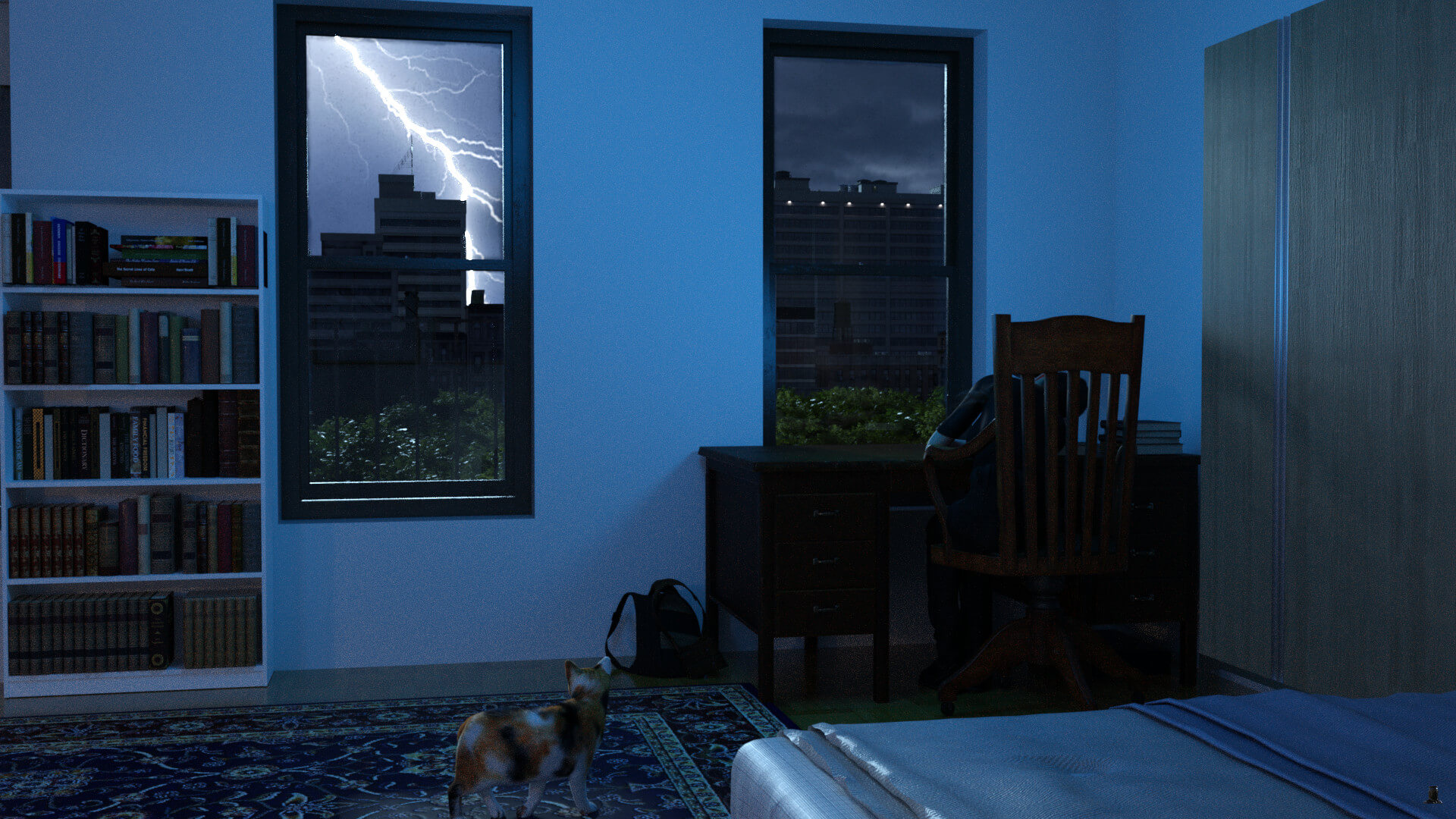 The Storm 3D Render, Digital Art by rrkknight3