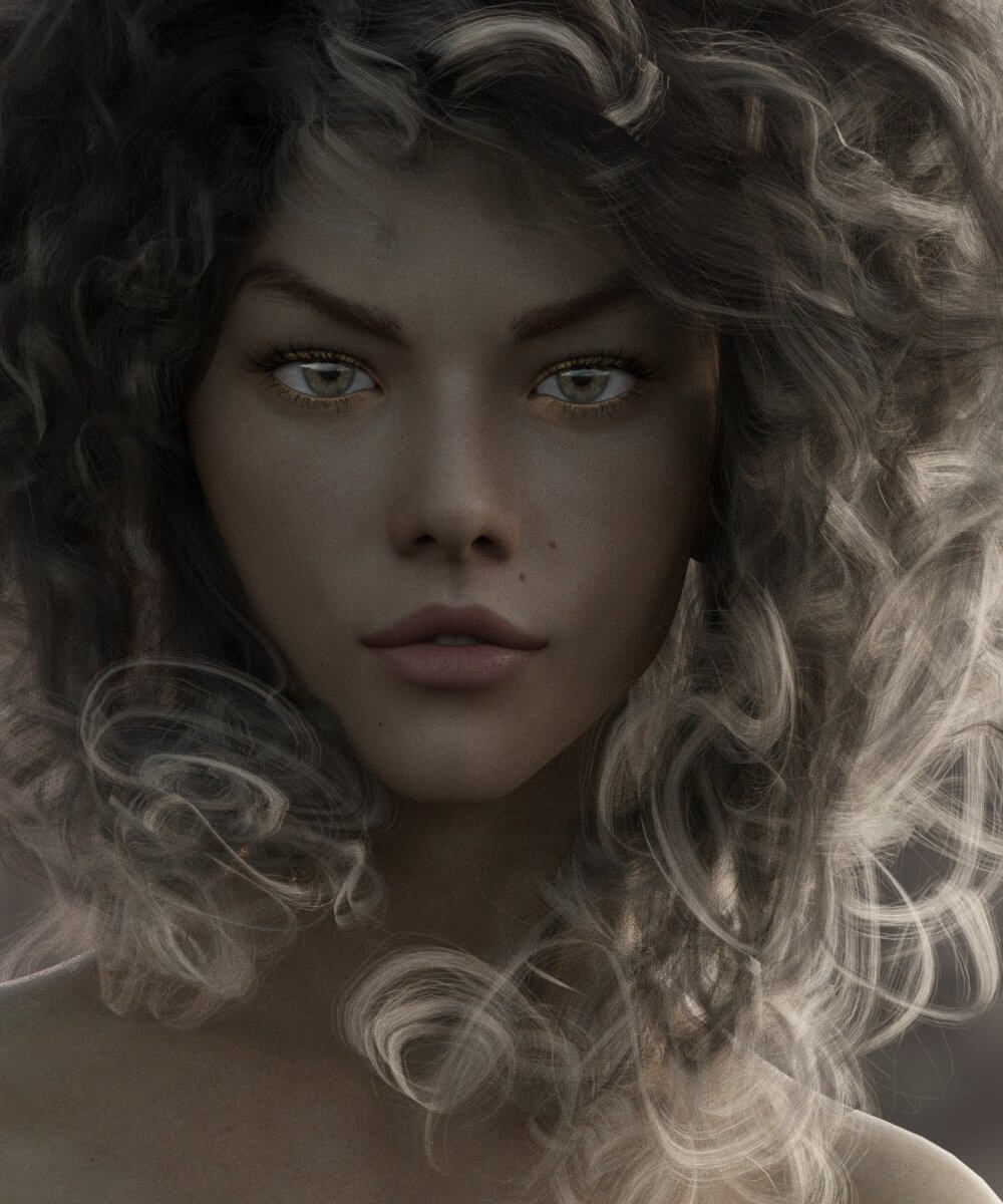 PORTRAIT 3D Render, Digital Art by rrl216