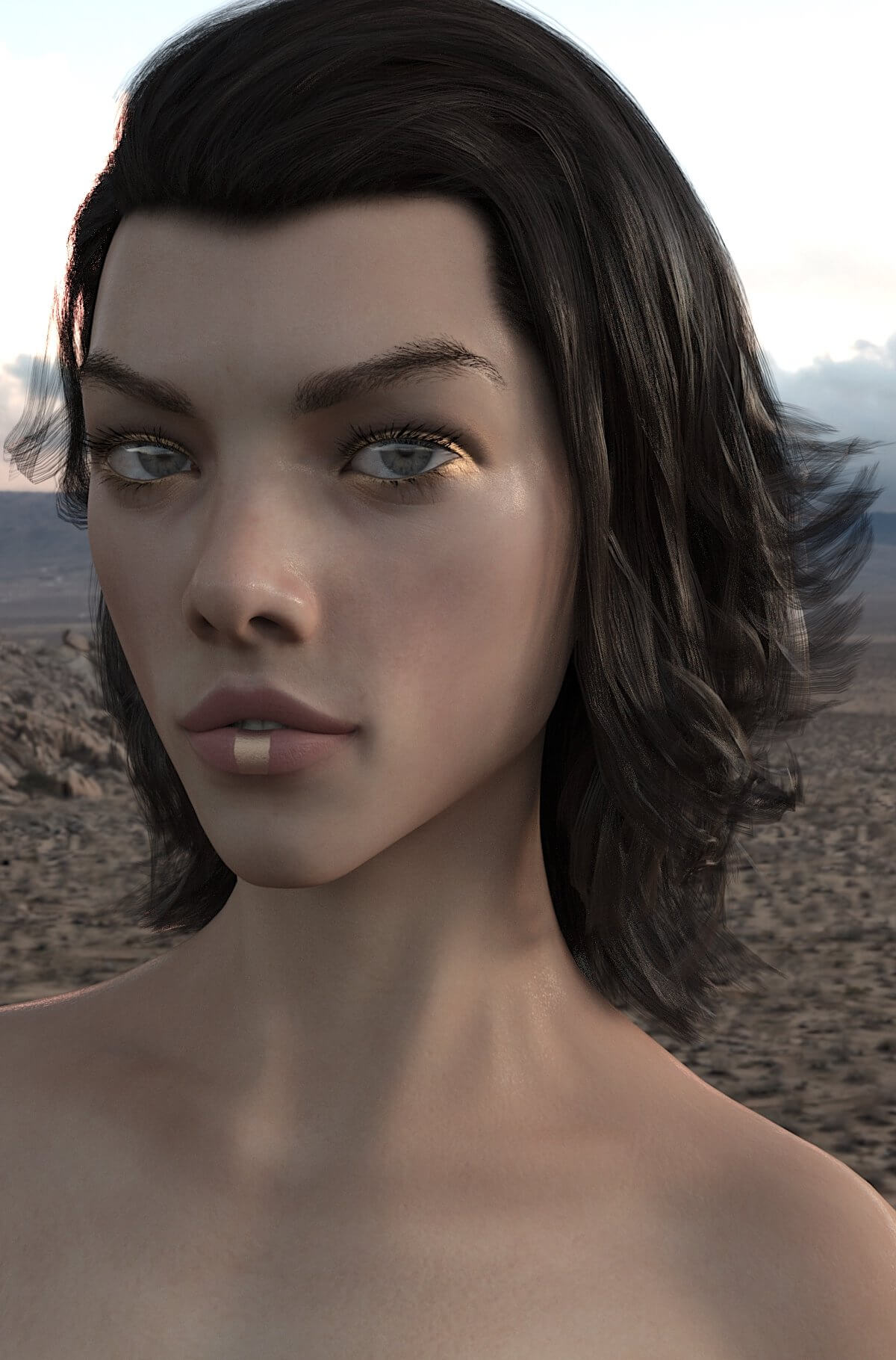 PORTRAIT 3D Render, Digital Art by rrl216