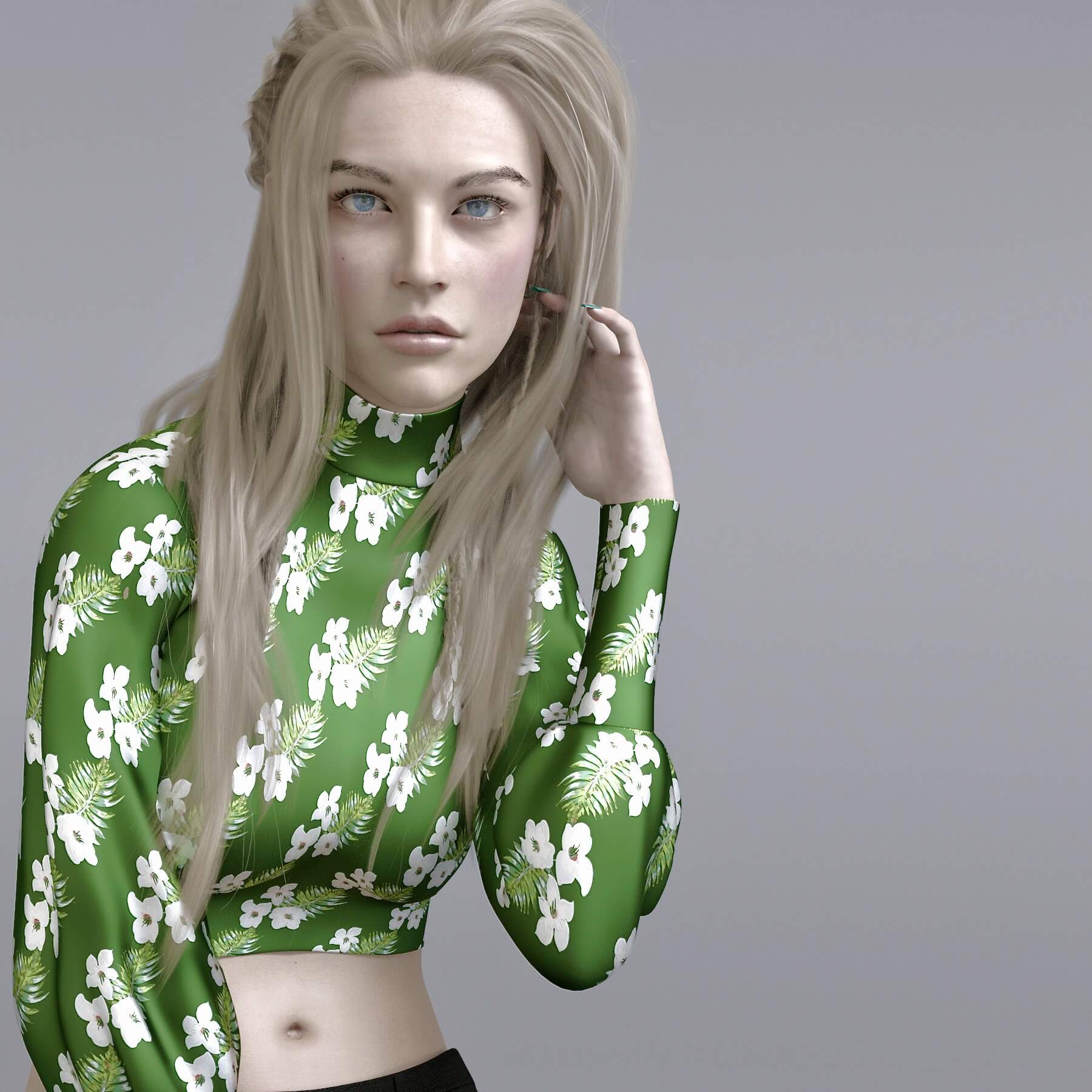 PORTRAIT 3D Render, Digital Art by rrl216