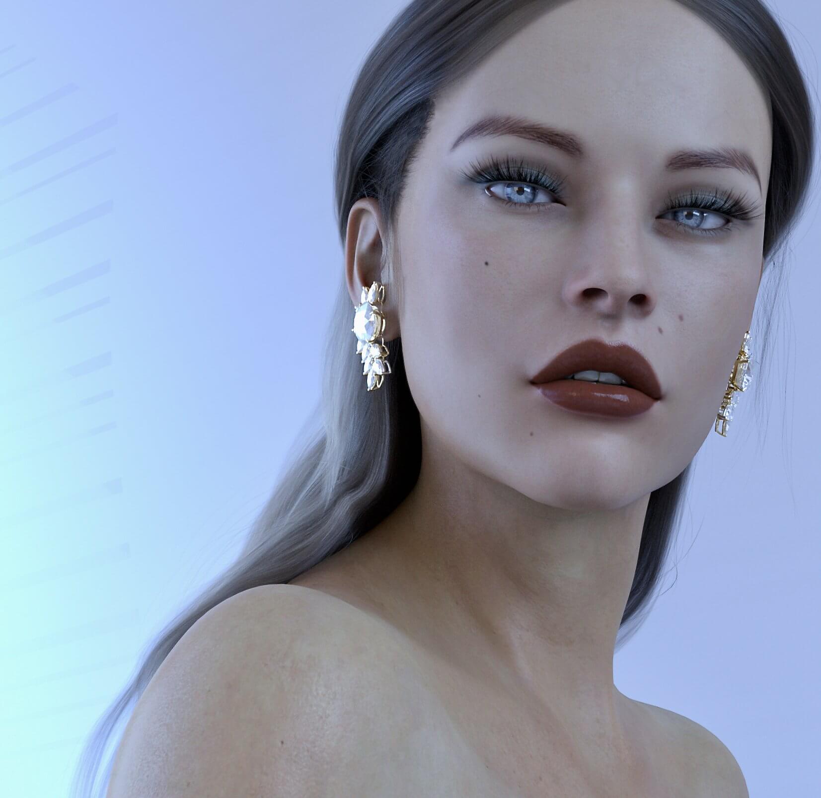 PORTRAIT 3D Render, Digital Art by rrl216