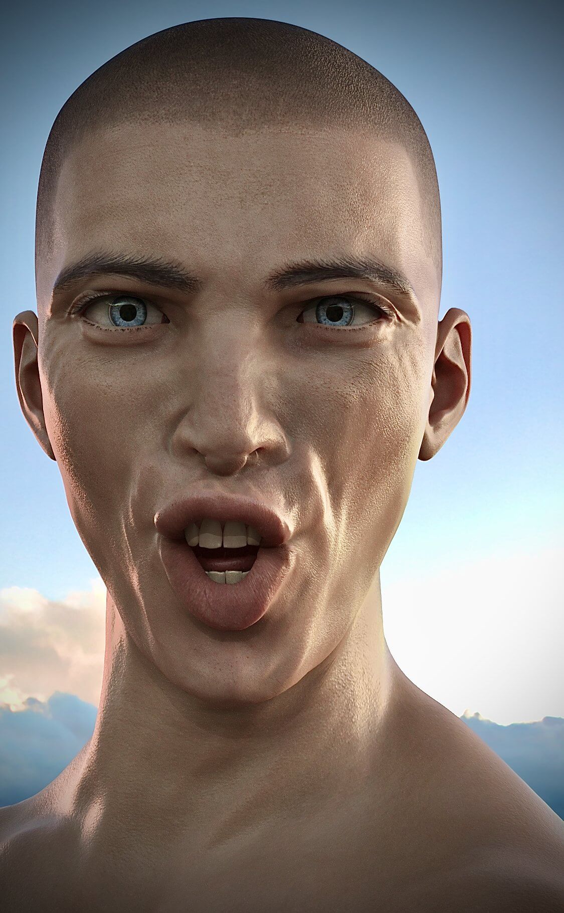 PORTRAIT 3D Render, Digital Art by rrl216