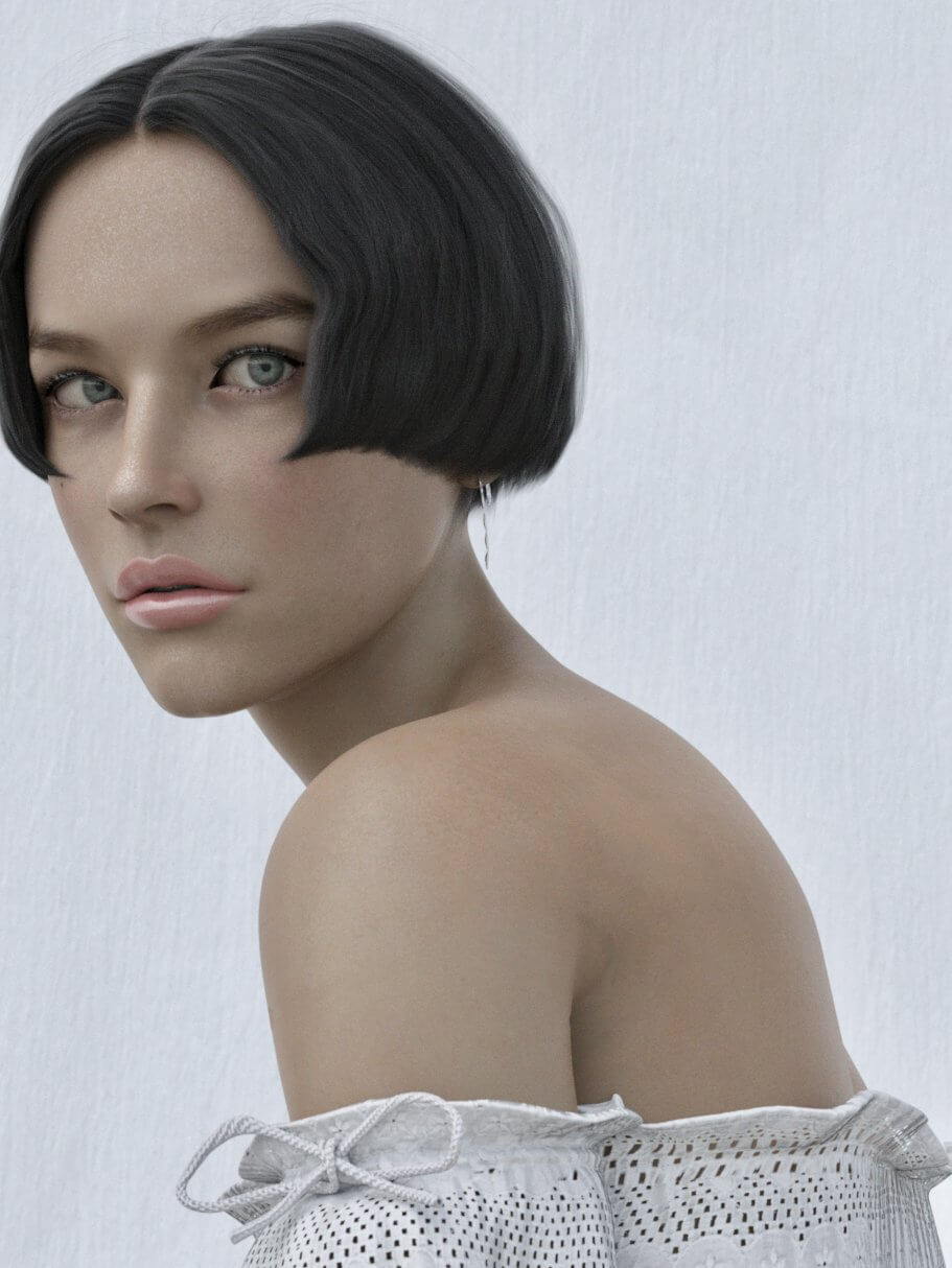 PORTRAIT 3D Render, Digital Art by rrl216