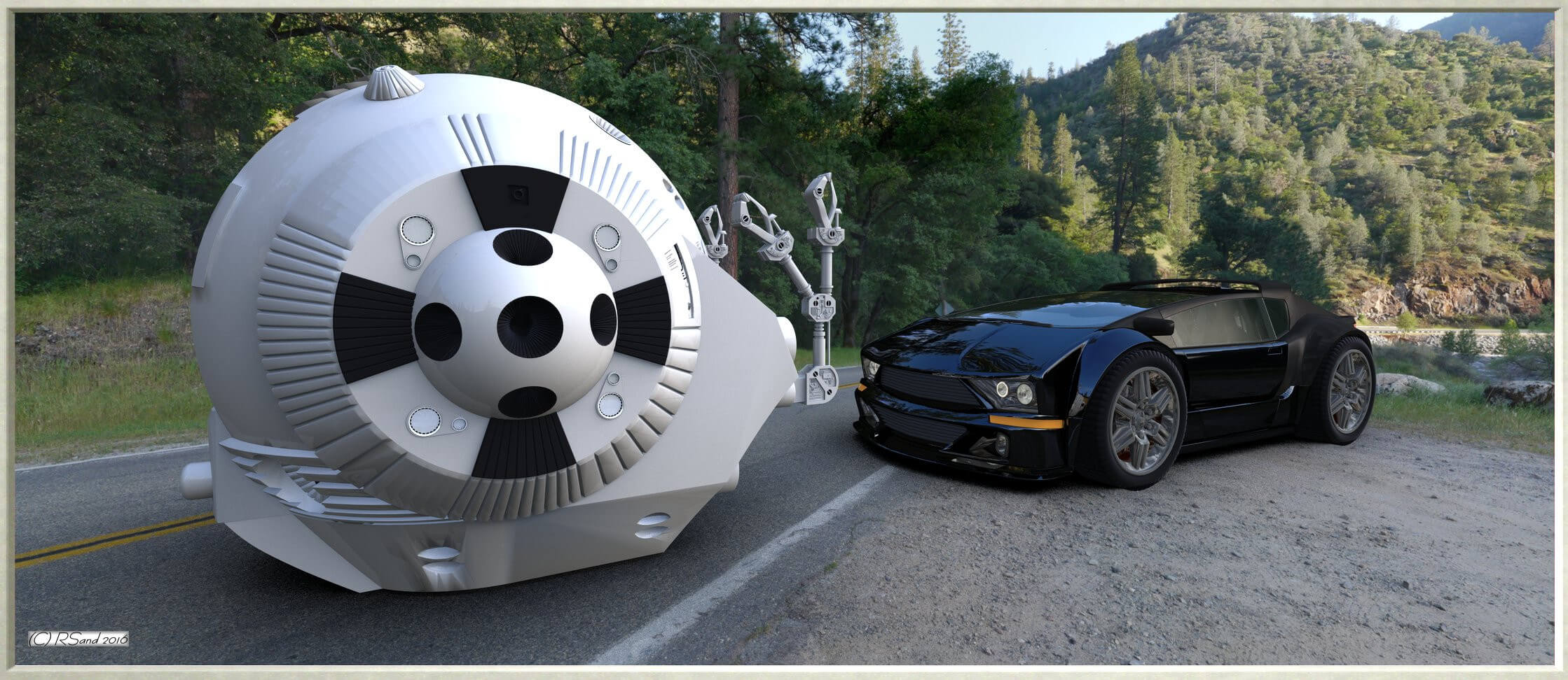 Dave Bowman's Memories 2 3D Render | RenderHub Gallery