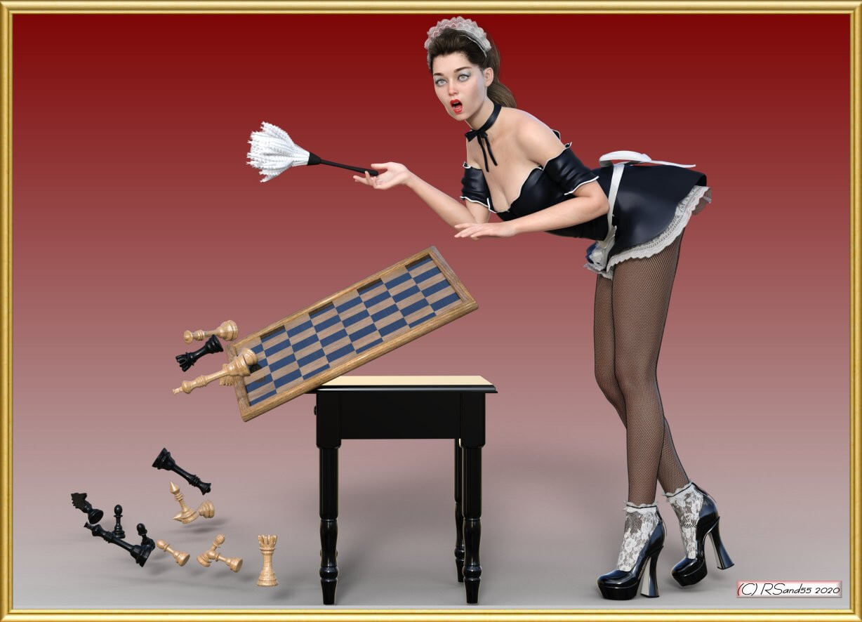 Oops! 3D Render, Digital Art by RSand55