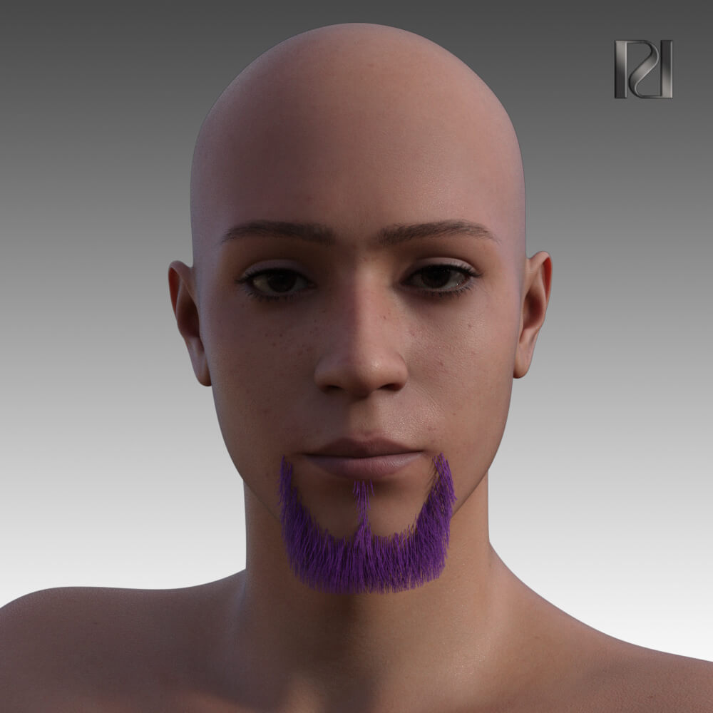 Beards 01 - Beards for G9 Daz Content by RumenD