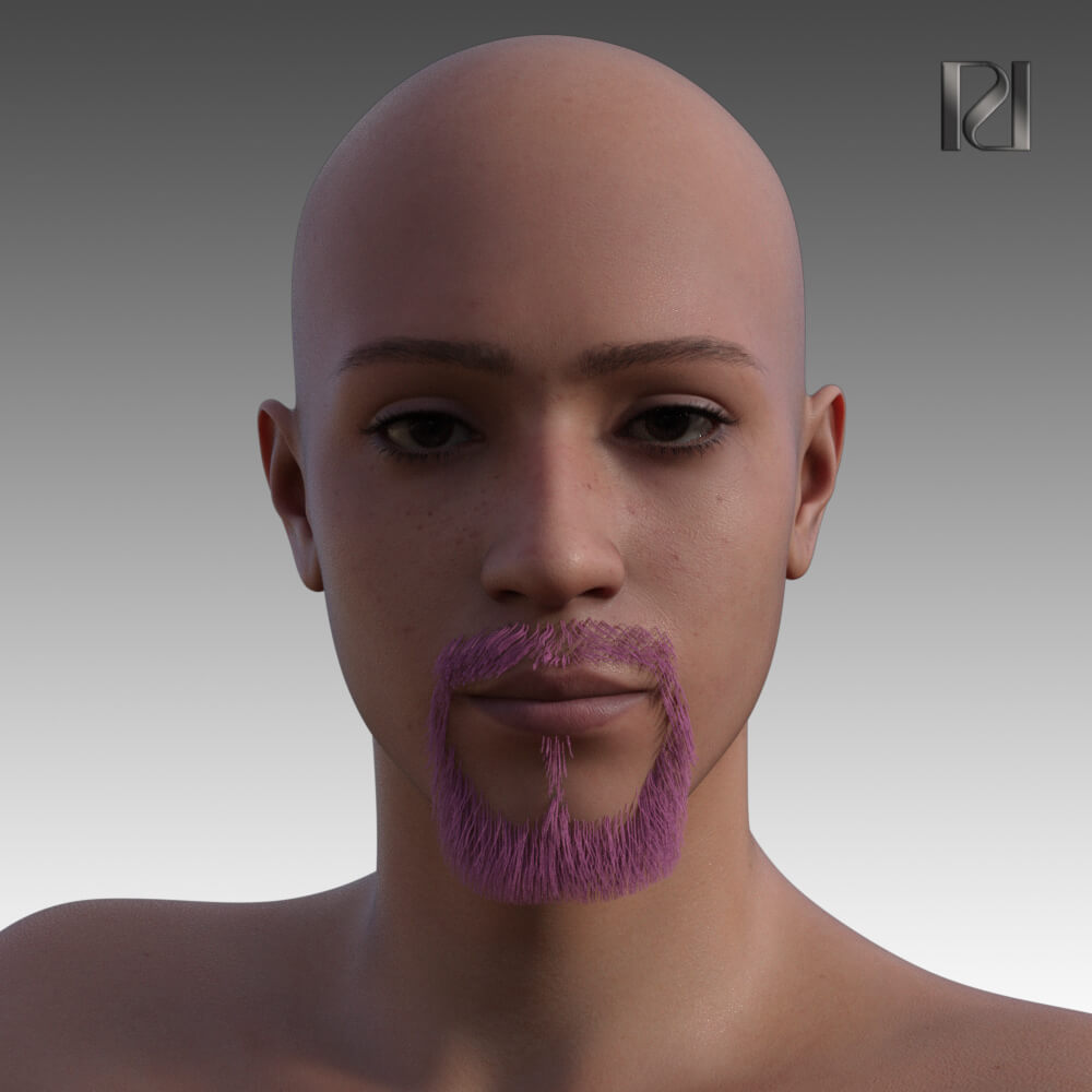 Beards 01 - Beards for G9 Daz Content by RumenD