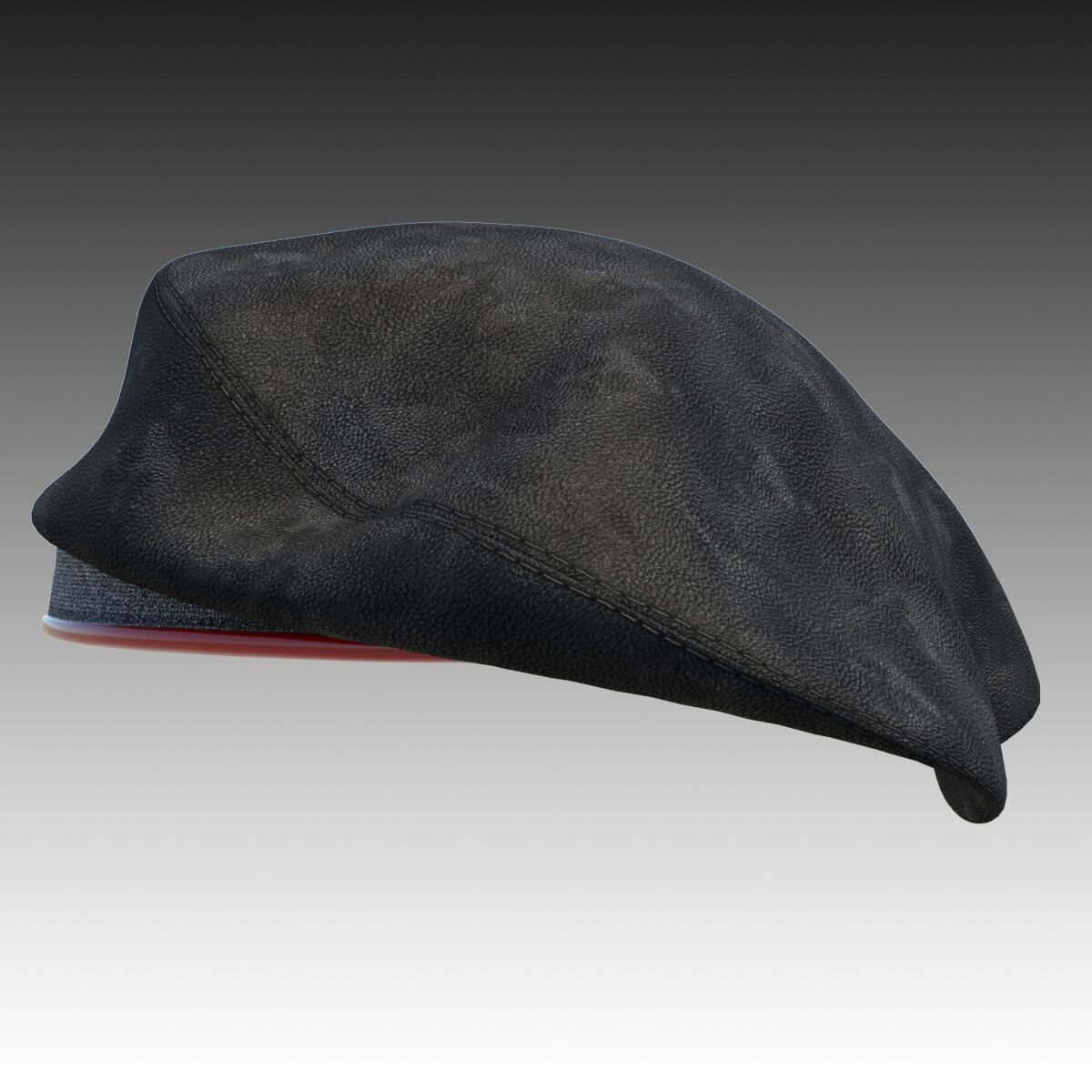 Beret - 3D Model by RumenD