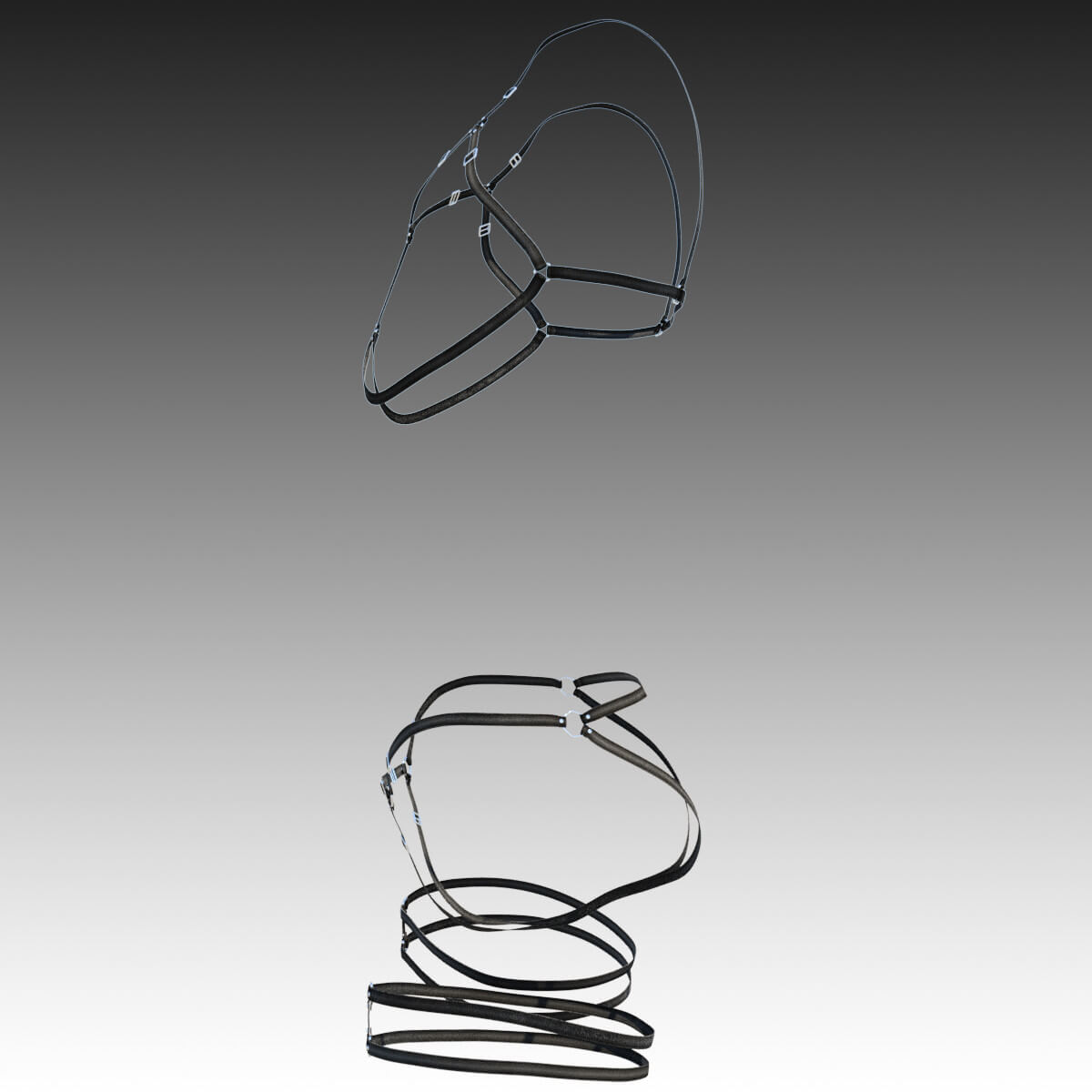 Body Harness - 3D Model by RumenD