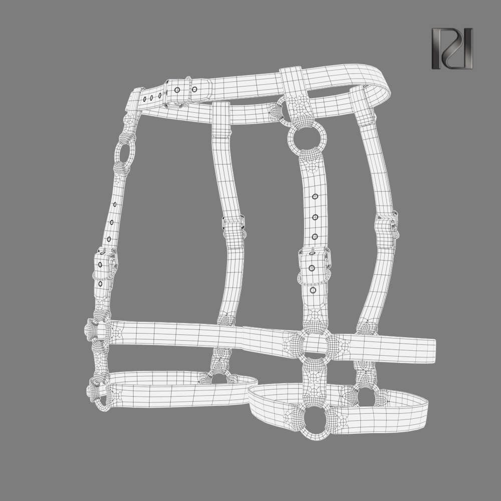 Body Harness SXS37 - 3D Model by RumenD