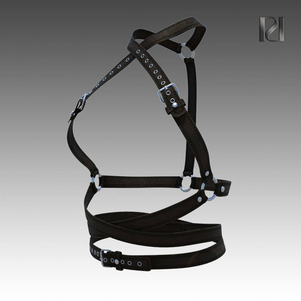 Body Harness SXS38 - 3D Model by RumenD