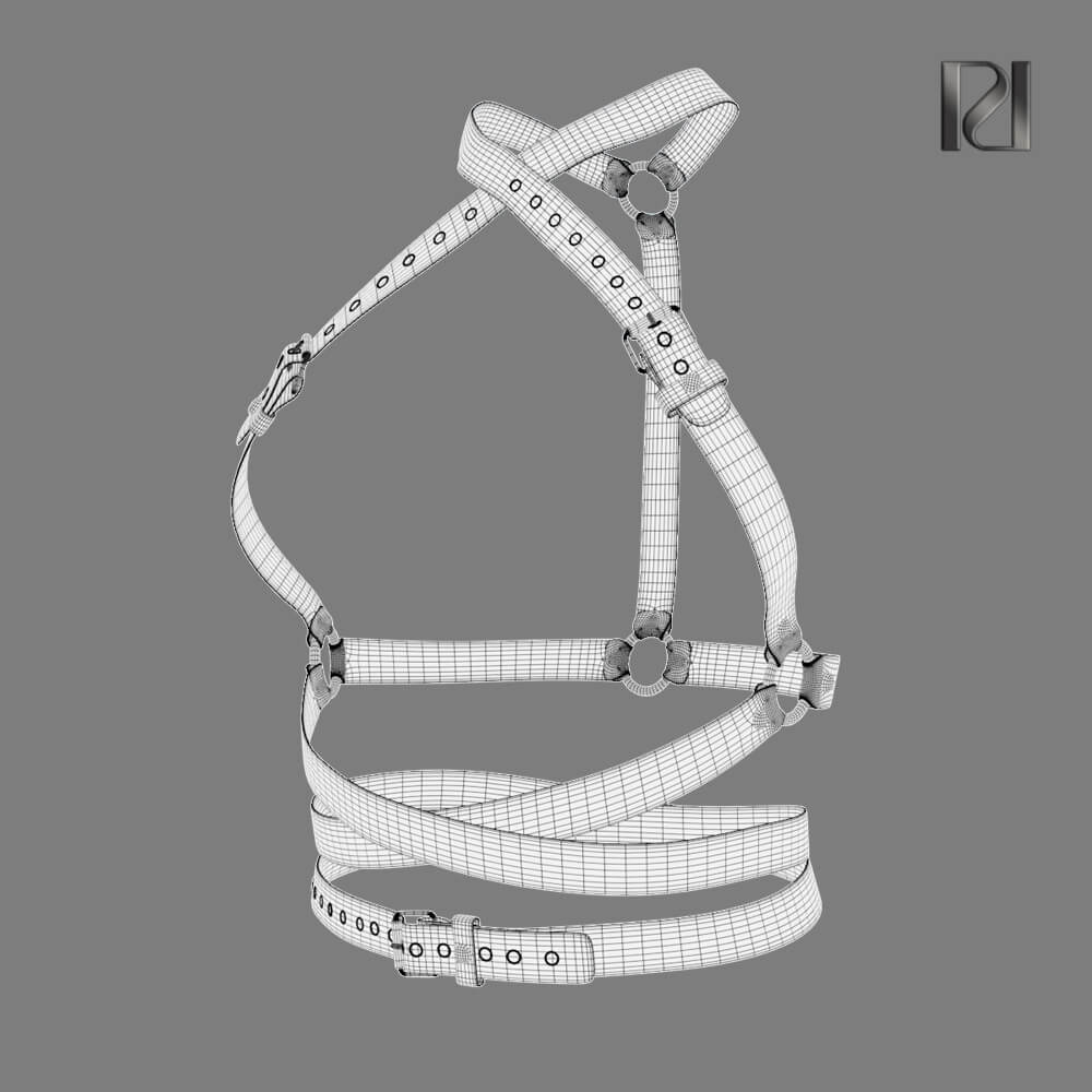 Body Harness SXS38 - 3D Model by RumenD