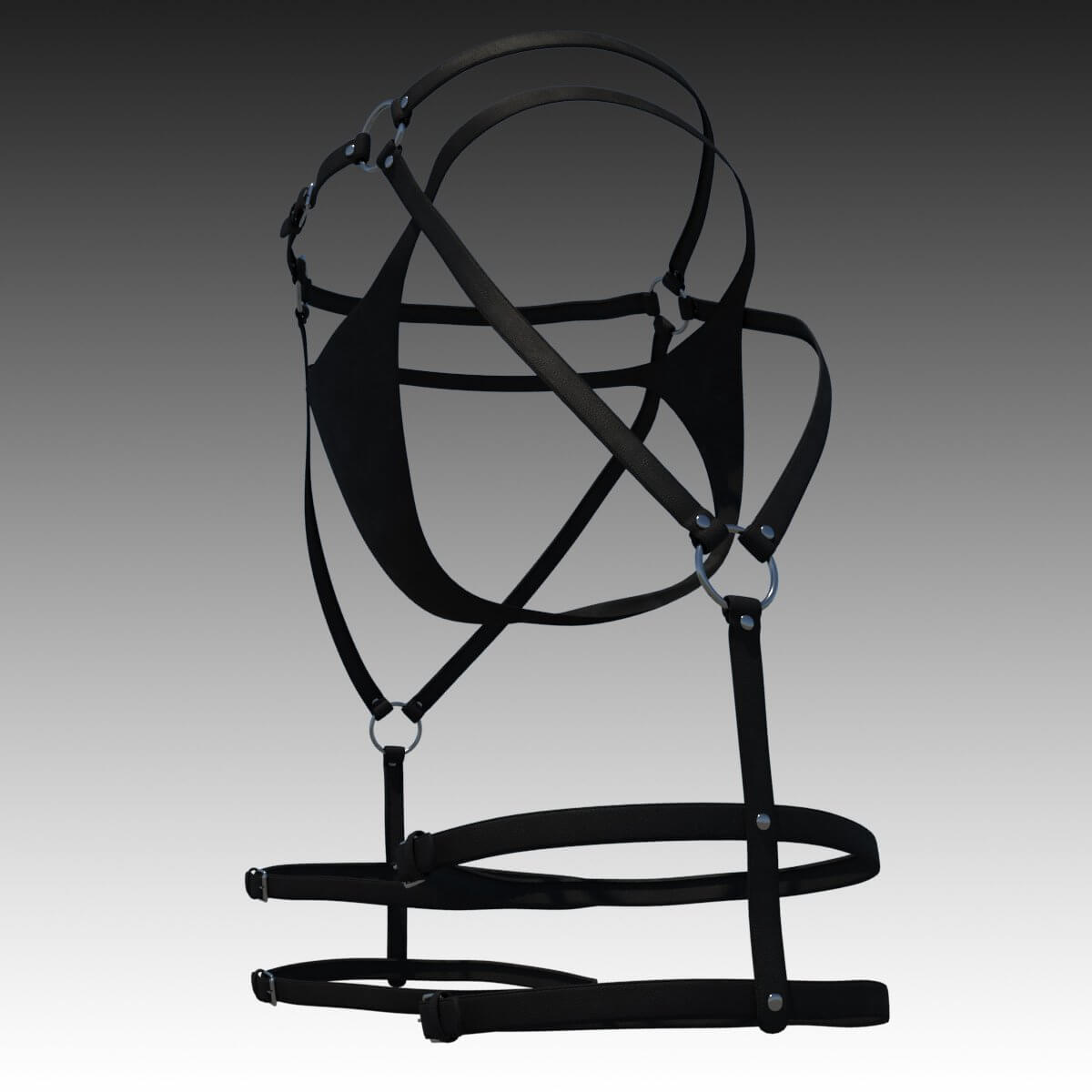 Body Harness - 3D Model by RumenD