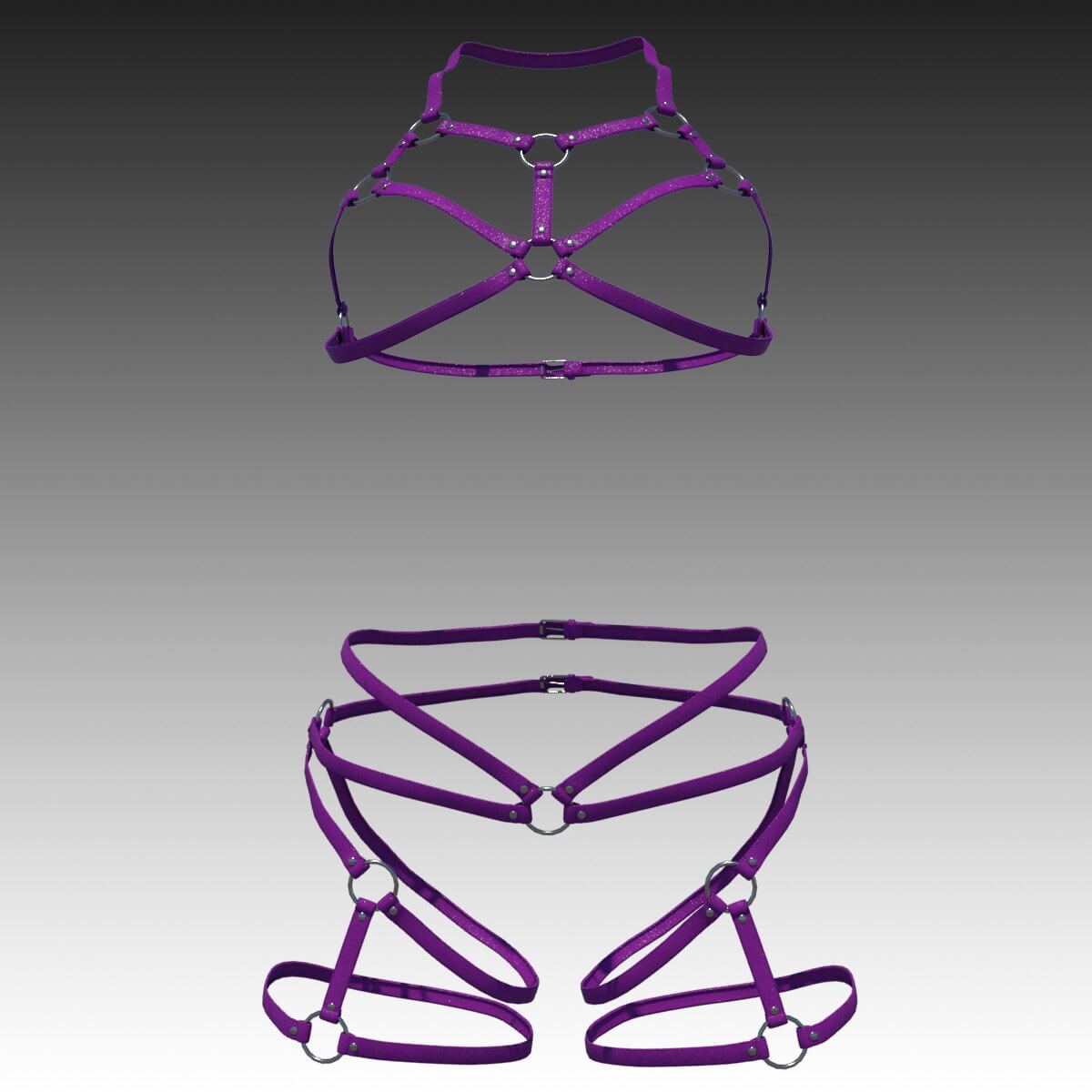 Body Harness - 3D Model by RumenD
