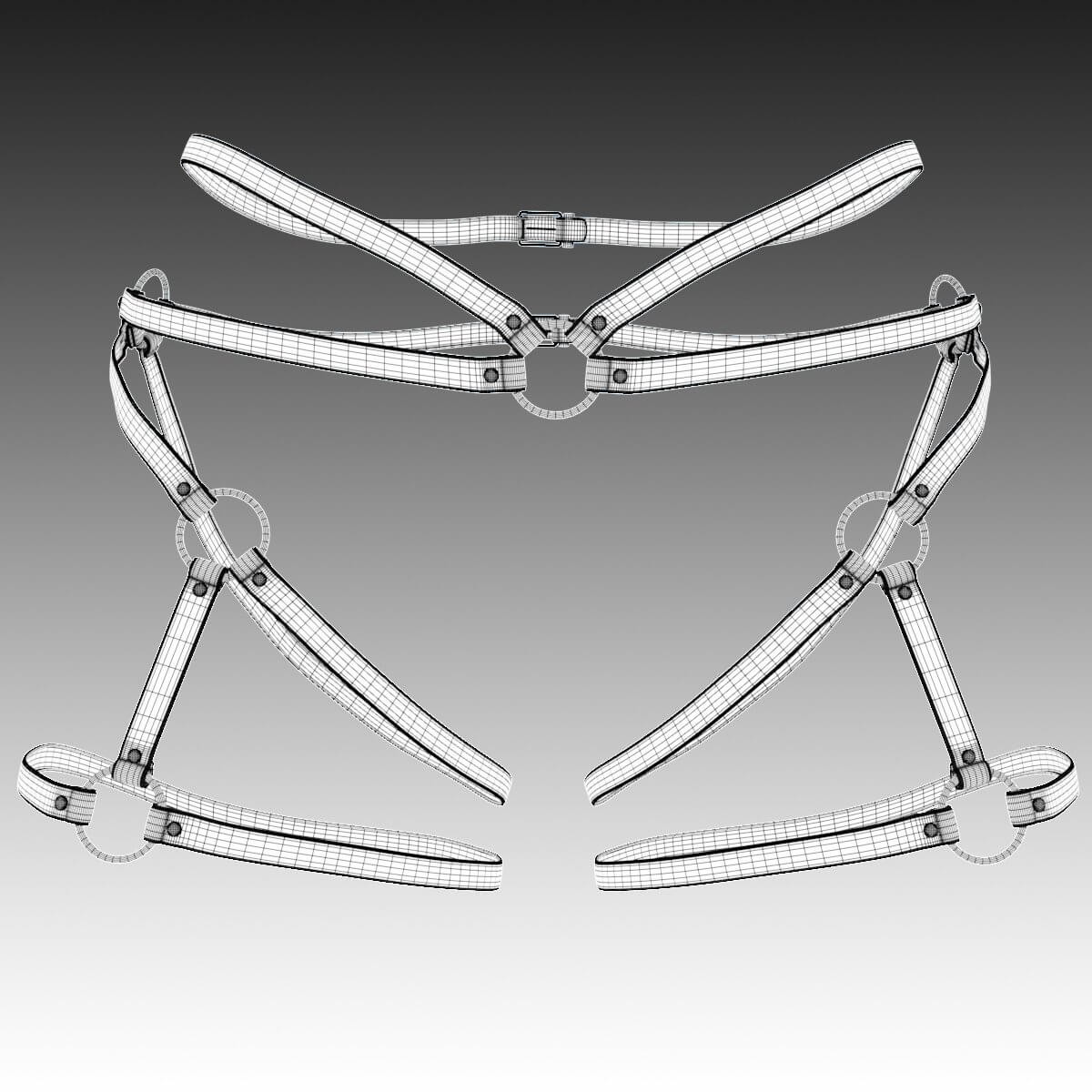 Body Harness - 3D Model by RumenD