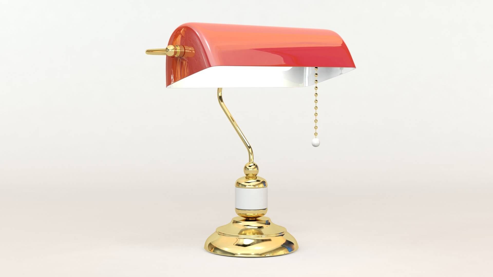 Desk Lamp - 3D Model by RumenD