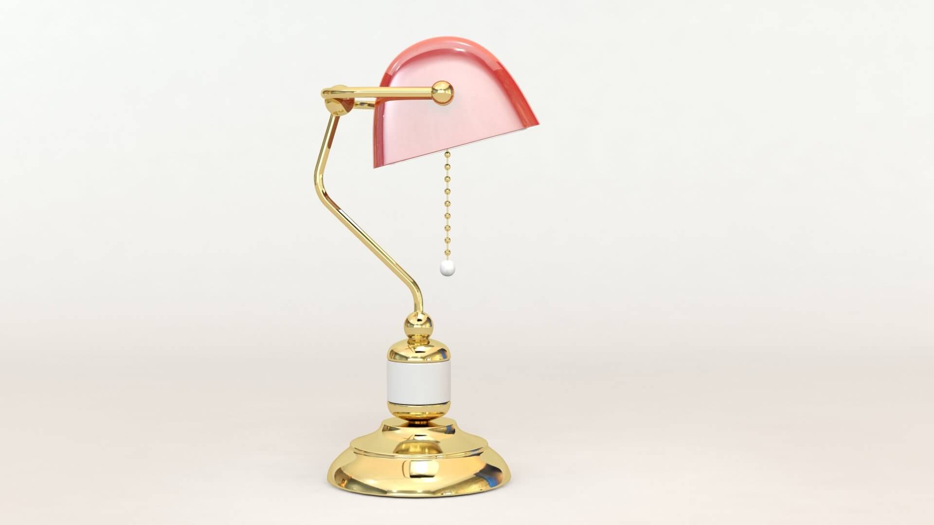 Desk Lamp - 3D Model by RumenD