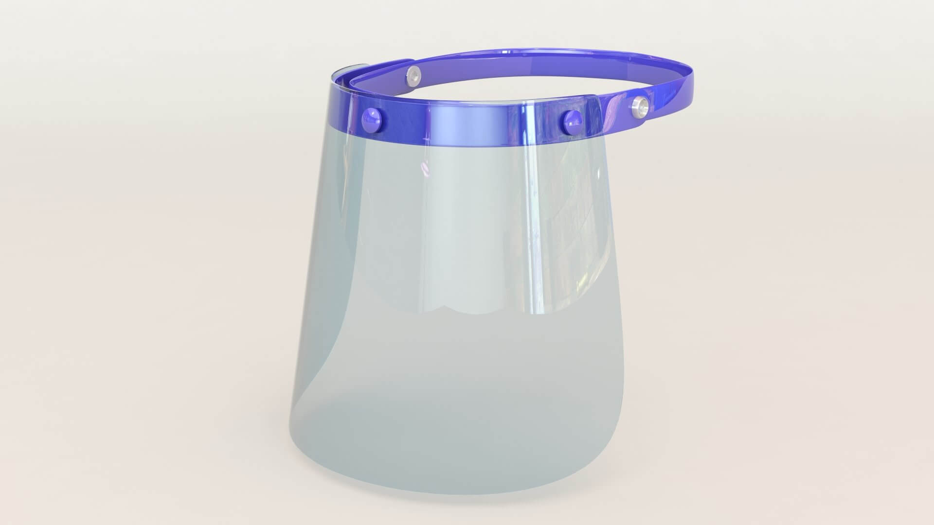 Face Shield - 3D Model by RumenD