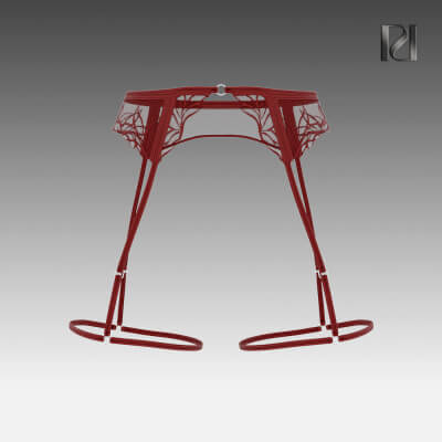 Garter Belt SS 119 - 3D Model by RumenD