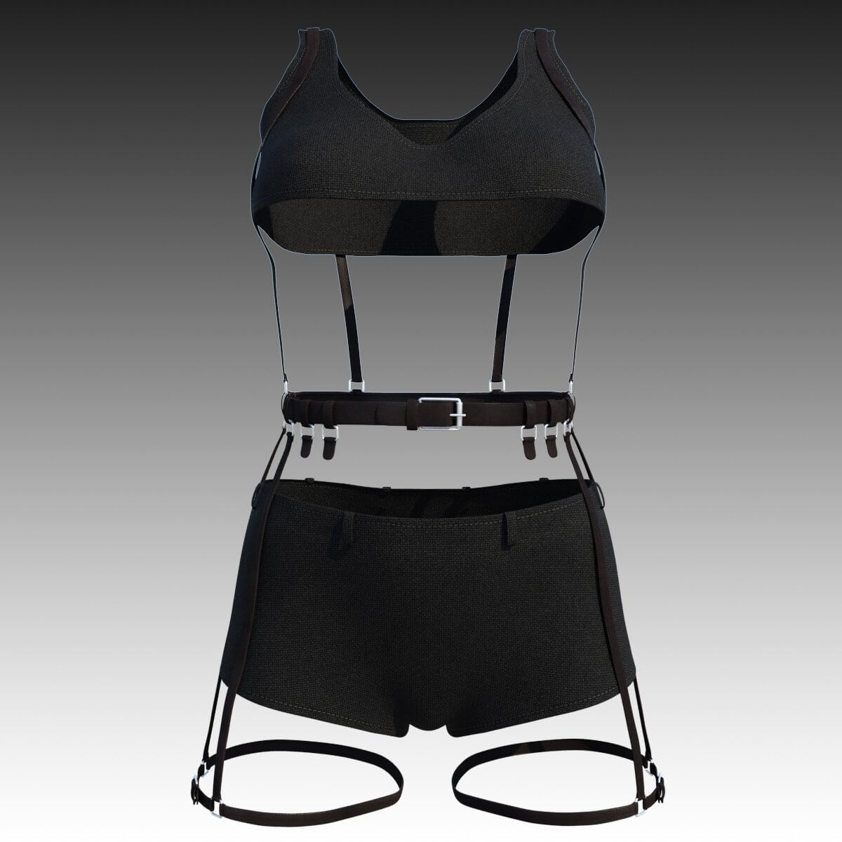 Military Outfit - 3D Model by RumenD