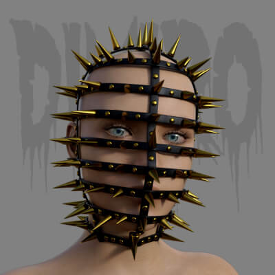 Punk Mask 01 for G8F - Daz Content by RumenD