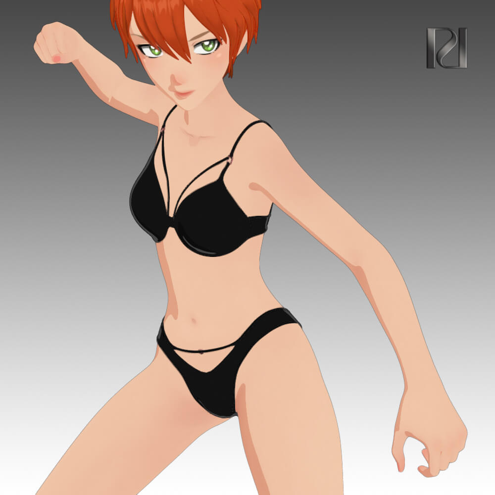 Secret Style 01 Toon - Lingerie for G9 Toon Daz Content by RumenD