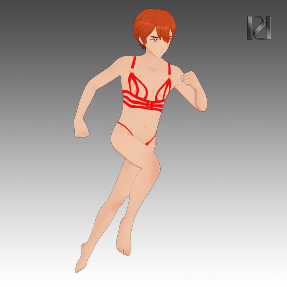 Secret Style 02 Toon - Lingerie for G9 Toon Daz Content by RumenD