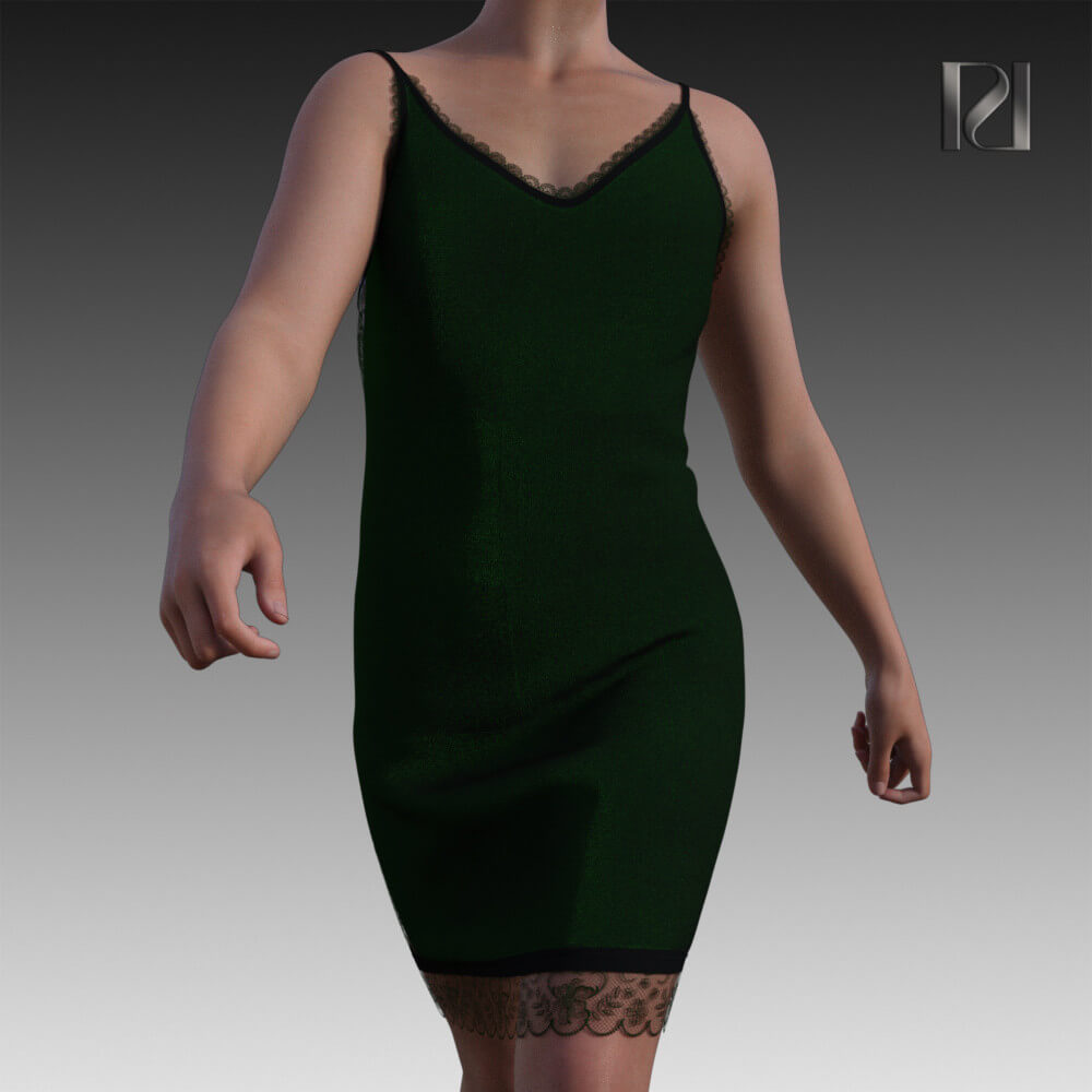 Secret Style 47 - Night Dress for Genesis 9 Daz Content by RumenD