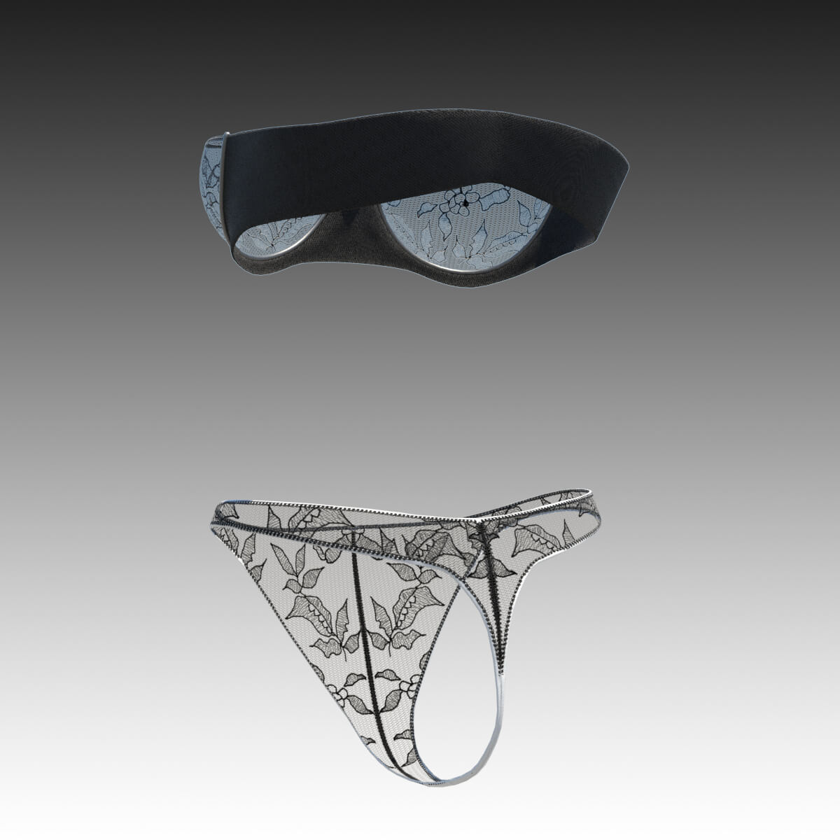 Sexy Lingerie Ss26 3d Model By Rumend
